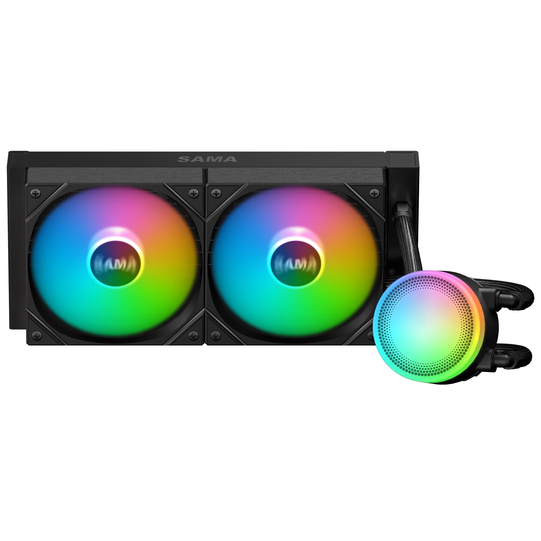 SAMA L40 CPU AIO RRF12 Water Cooler - 240mm Liquid Cooling System with ...