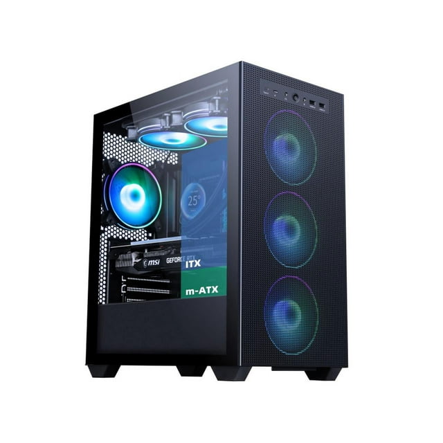 SAMA MATX/ITX 2251B Computer Case Metal Panel USB3.0 PC Gaming Case ...
