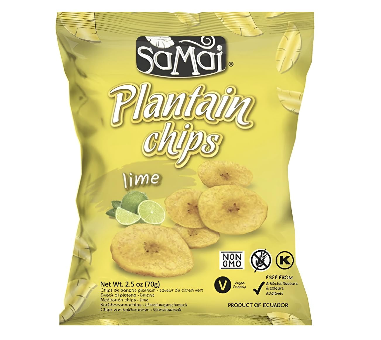 SAMAI Plantain Chips - Gluten Free, All Natural, NON-GMO and Kosher ...