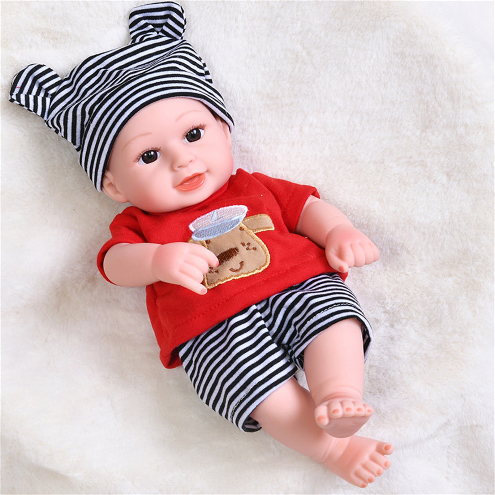 SAMCIYU Baby Dolls,4.33inch Large Realistic Cute Soft Body Baby Doll ...