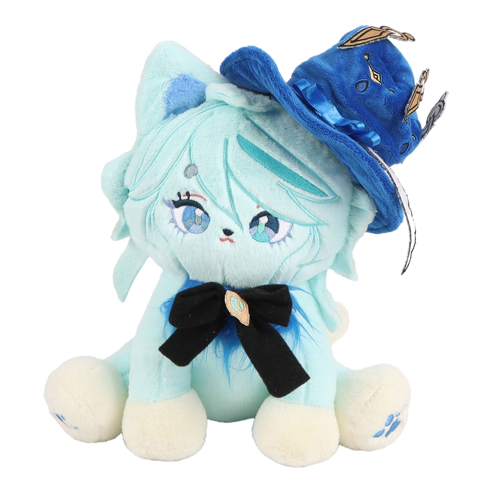 SAMCIYU Genshin Impact Furina Meow Plush ,Cute Kawaii Cat Plush Toy ...