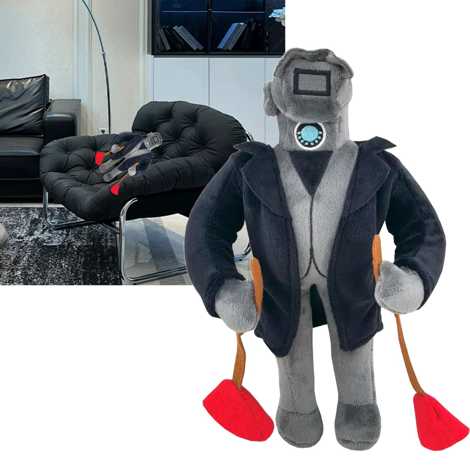 SAMCIYU Toilet Man Plush Flying Buzzsaw Plush - Toilet Man Plushies ...