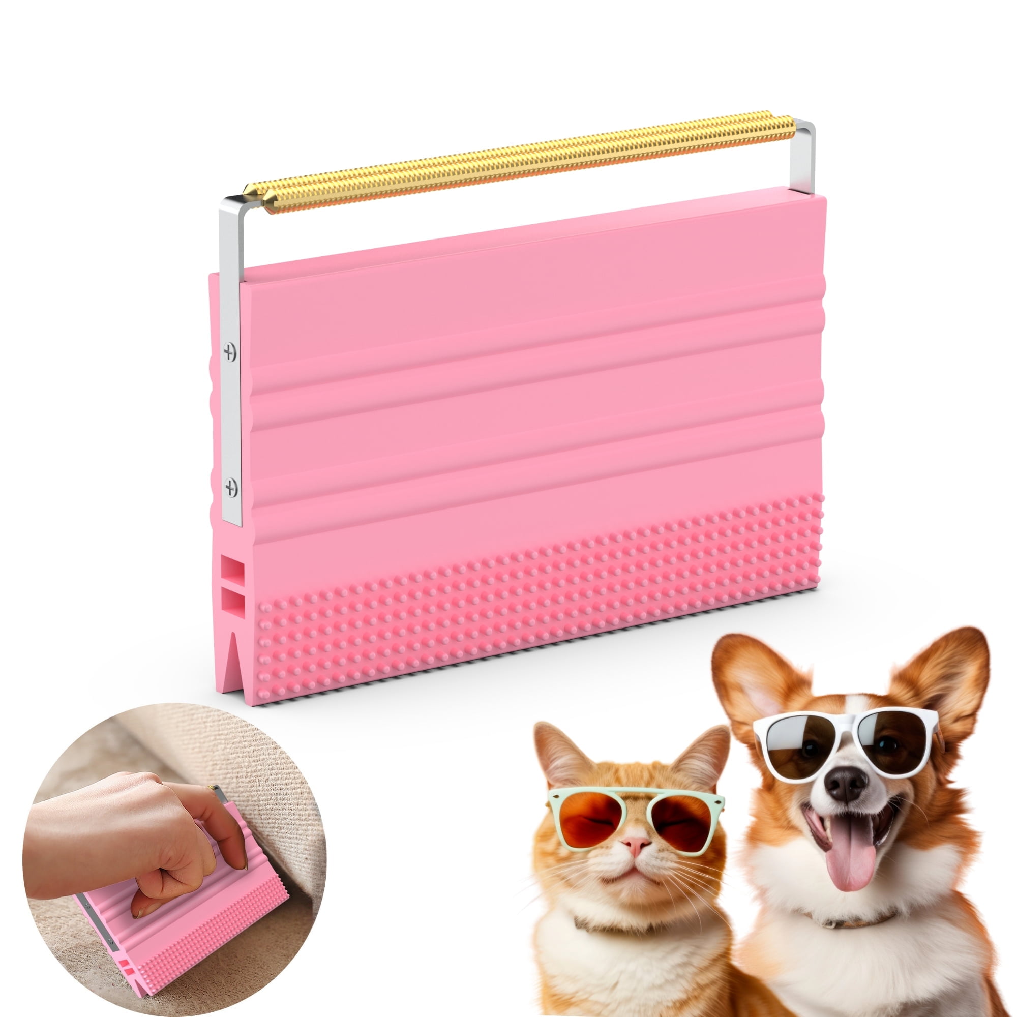 Pet Hair Remover Reusable Carpet Rake Fur Carpet Scraper Lint Removers ...