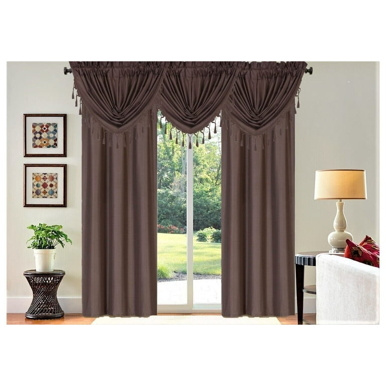 Brown Valance Curtains Brown Velvet Valance | Brown Valance Maurvii