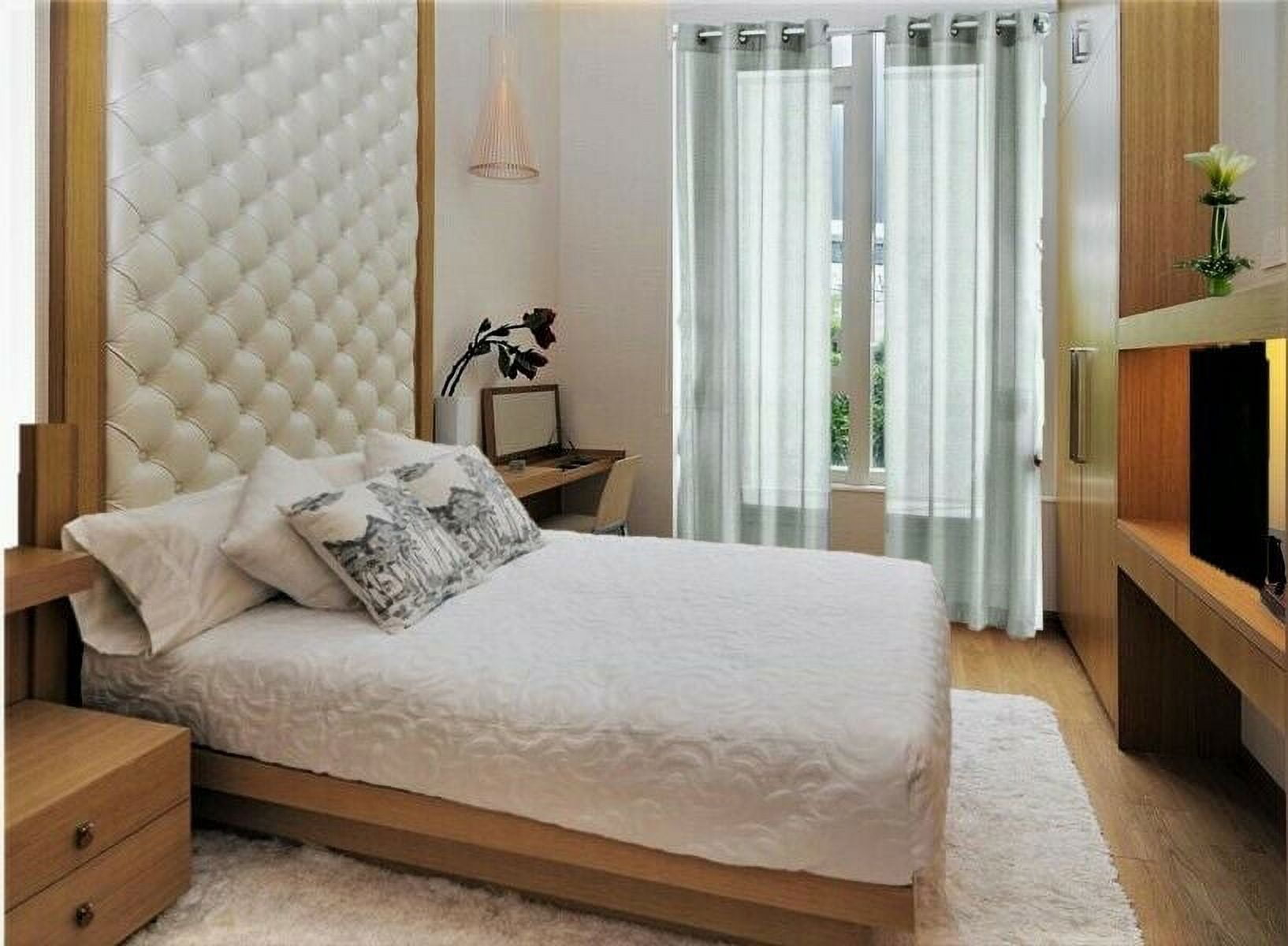 SAMIMPORT-2011 Semi Sheer Voile Window Treatment Curtain, 55” x 84” (2 Panels) - Walmart.com