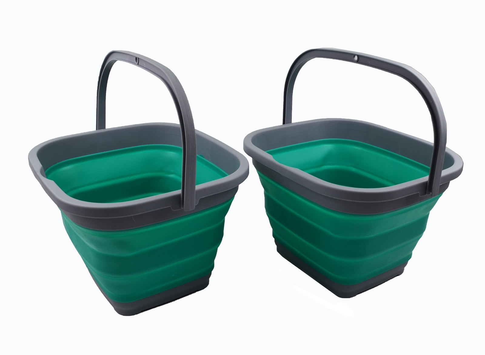 SAMMART 10L (2.6 Gallon) Collapsible Rectangular Handy Basket/Bucket ...