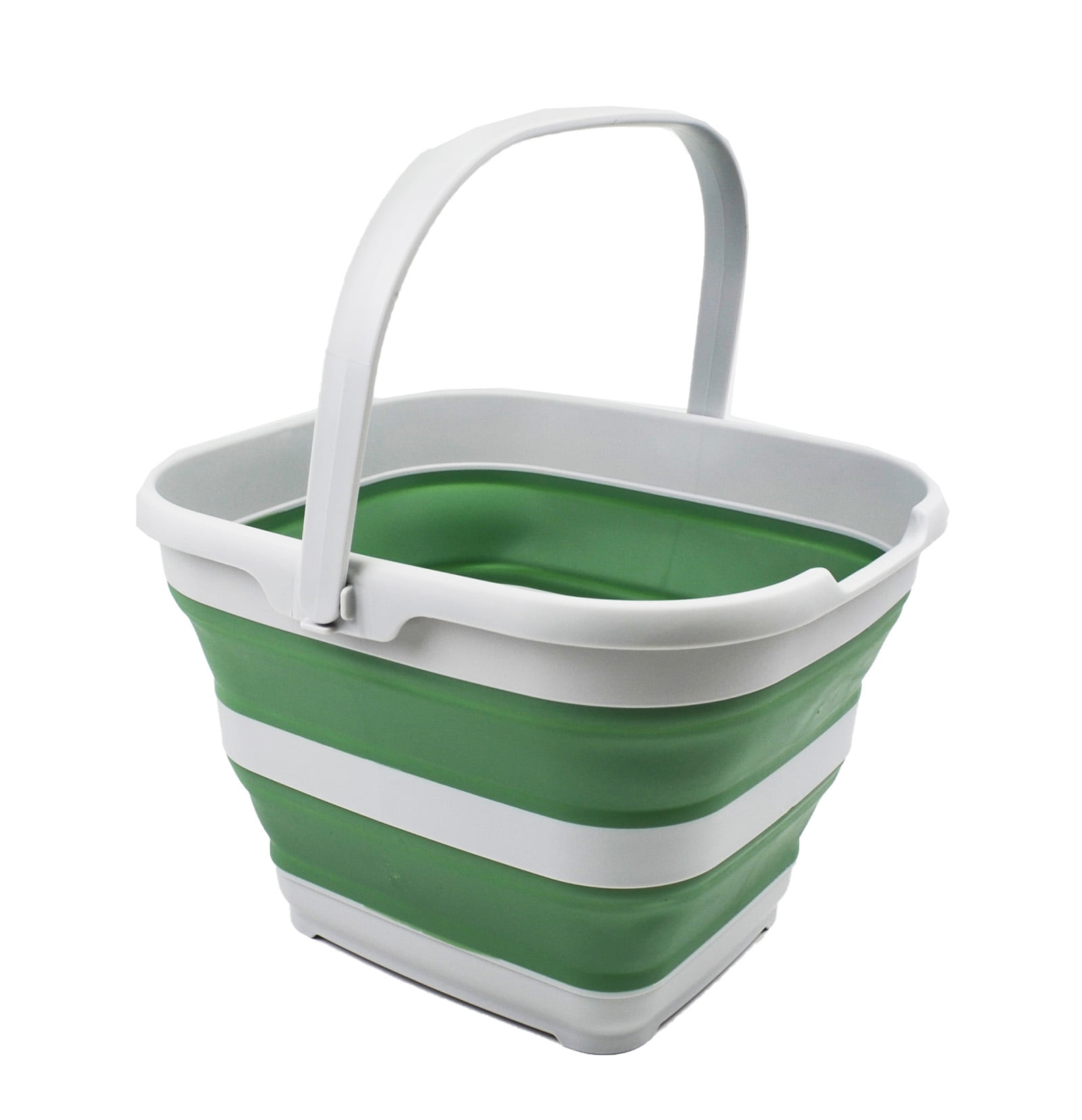 SAMMART 10L (2.6 Gallon) Collapsible Rectangular Handy Basket / Bucket ...