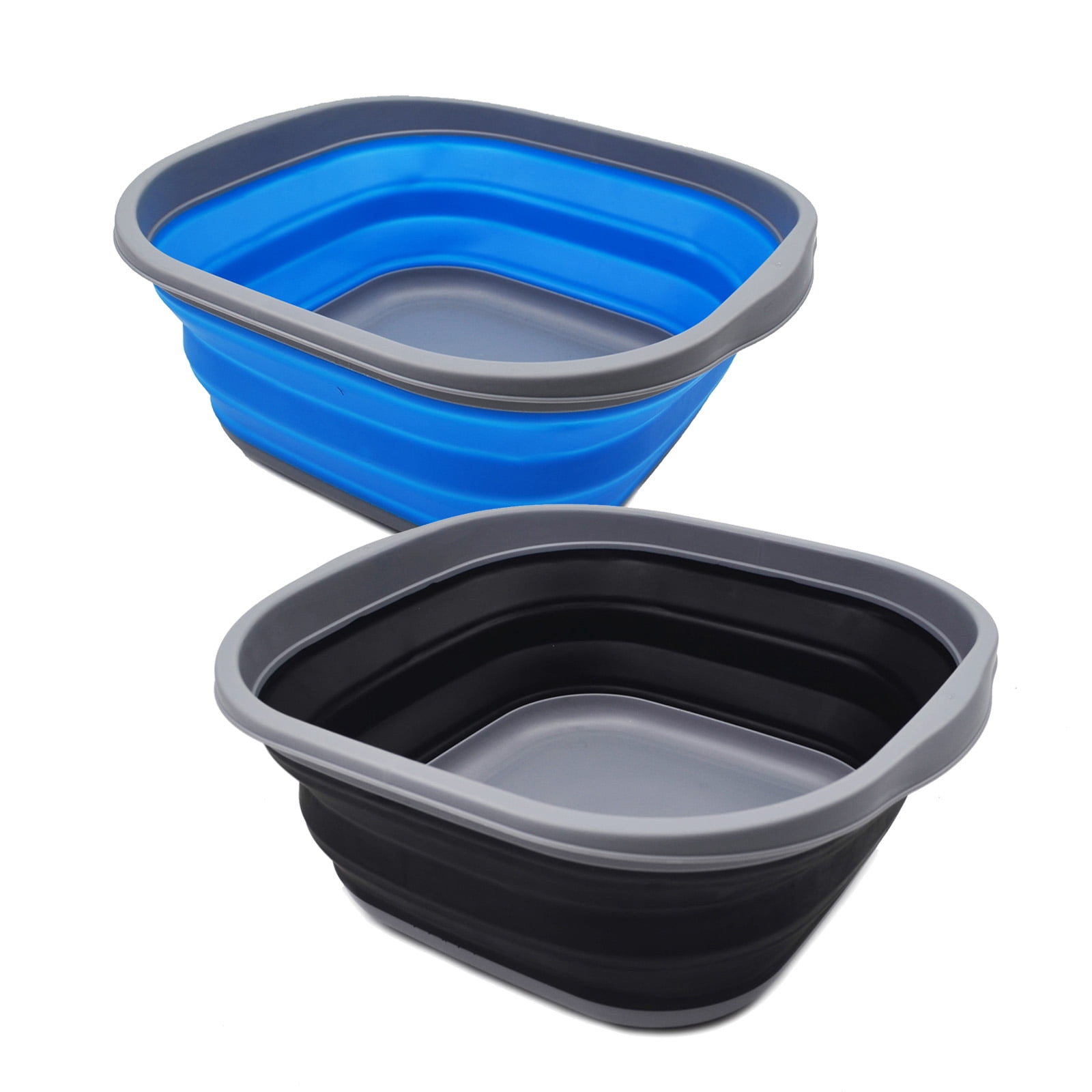 SAMMART 10L (2.6 Gallons) Collapsible Tub - Foldable Dish Tub ...