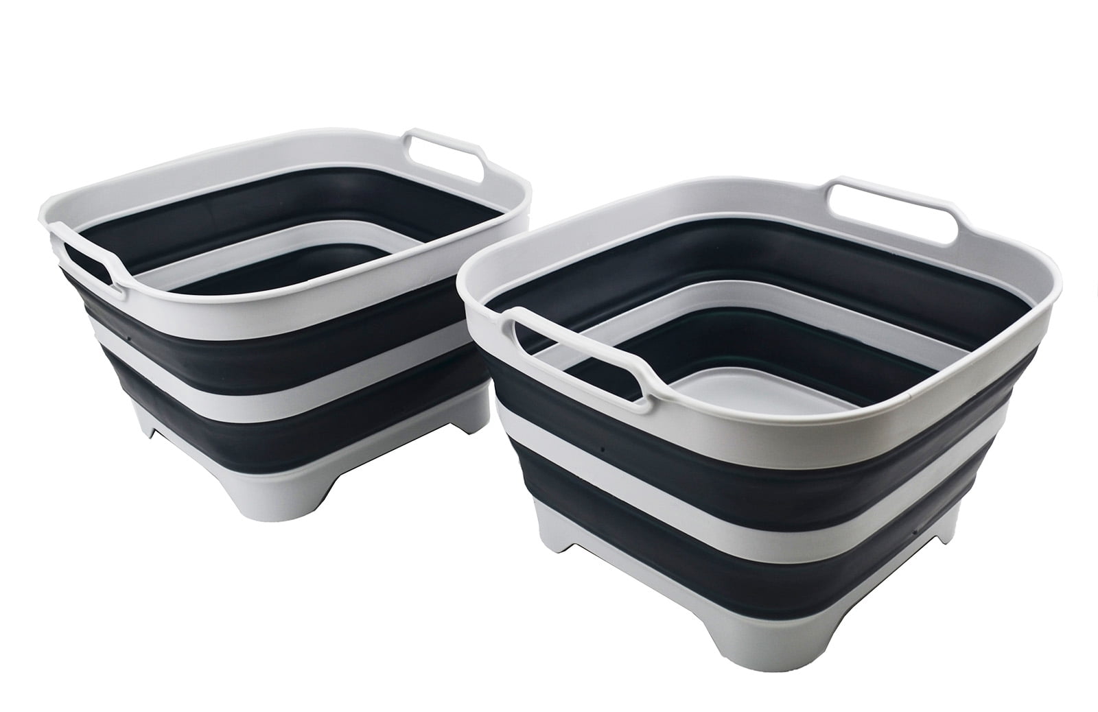 SAMMART 10L (2.64 Gallon) Collapsible Dishpan with Draining Plug ...