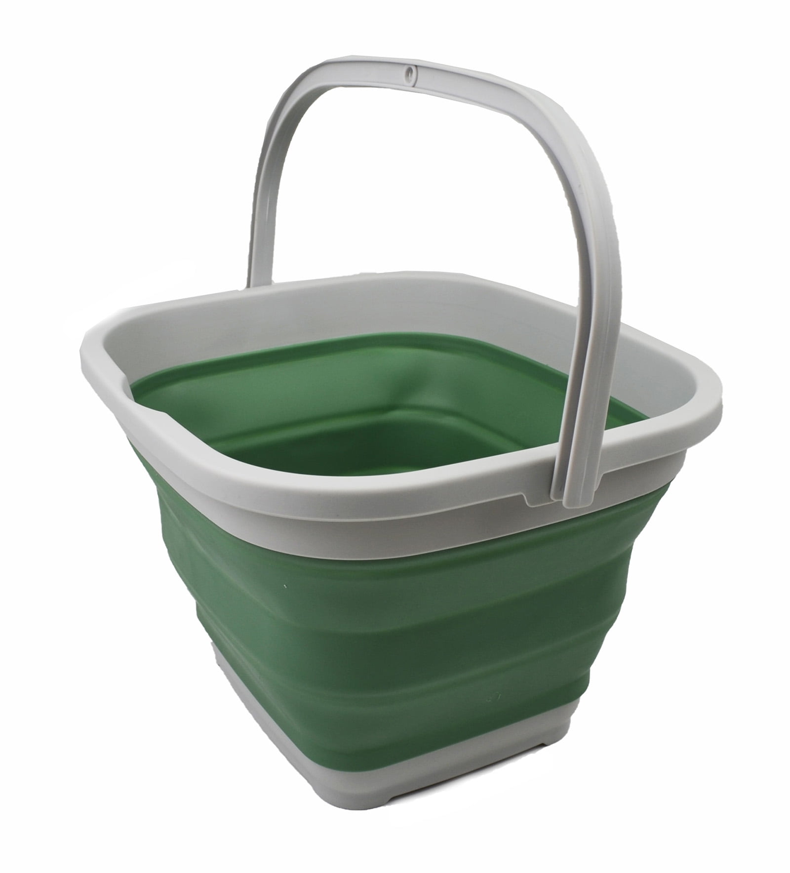 SAMMART 11L (2.9 Gallon) Collapsible Rectangular Handy Basket/Bucket ...