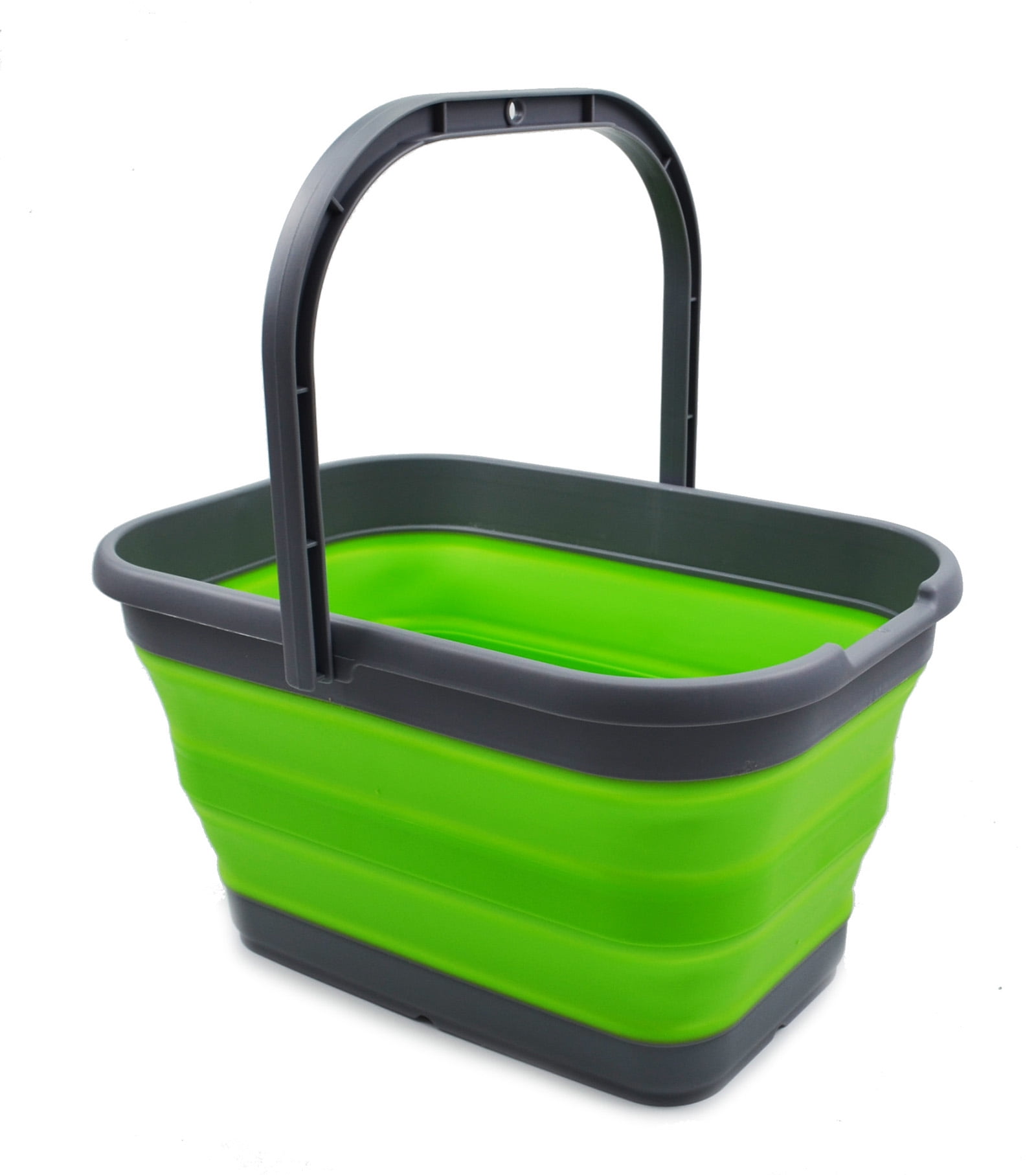 SAMMART 12L (3.1 Gallon) Collapsible Rectangular Handy Basket/Bucket ...