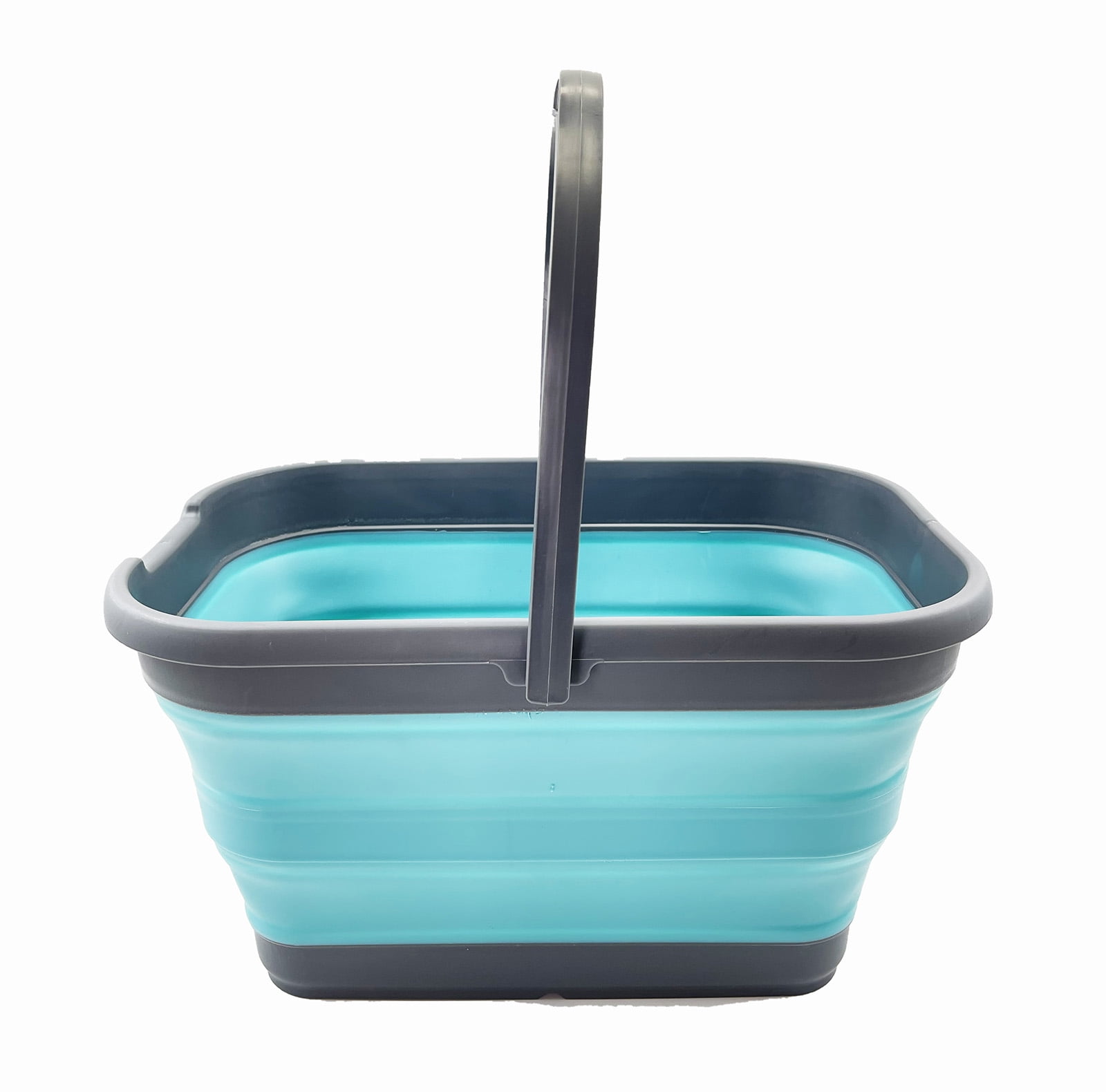 SAMMART 12L (3.1 Gallon) Collapsible Rectangular Handy Bucket/Multiuse ...