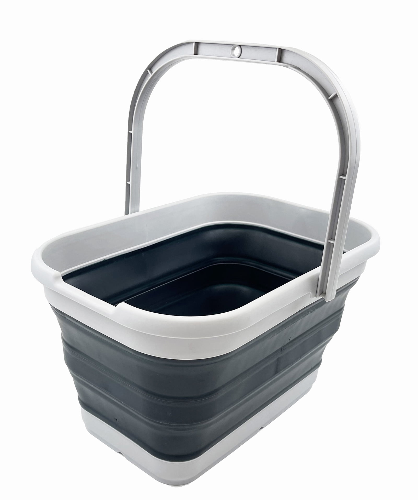 SAMMART 12L (3.1 gallon) Collapsible Rectangular Handy Basket/Bucket ...