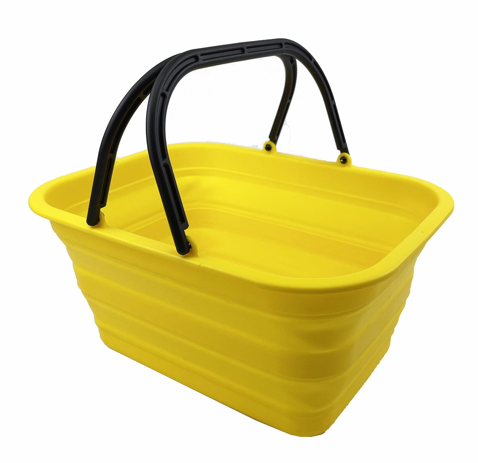 SAMMART 12L (3.17Gallon) Collapsible Tub with Handle - Portable Outdoor ...