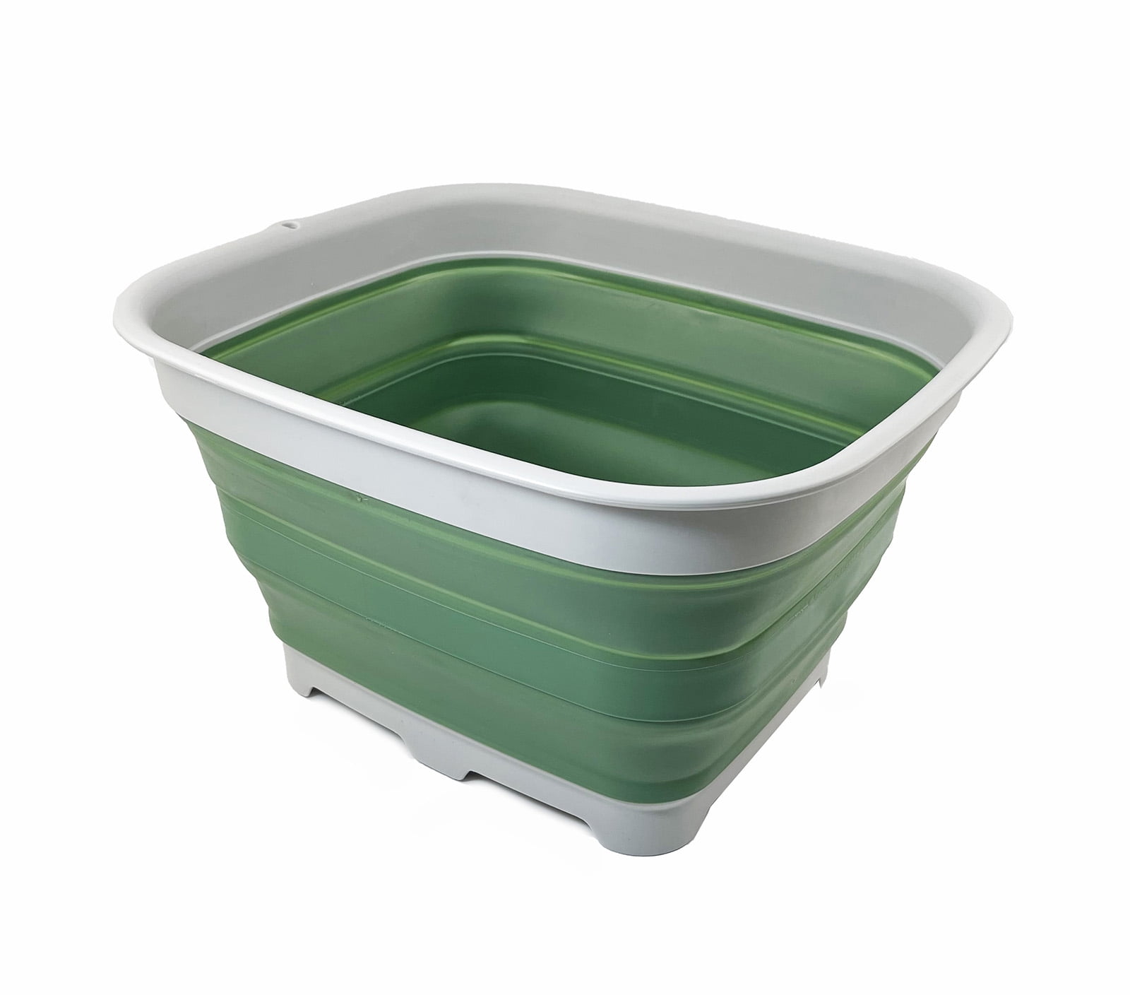 SAMMART 15L (3.9 gallon) Collapsible Dishpan with Draining Plug ...