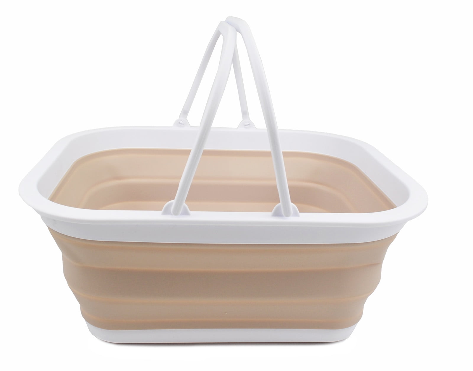 SAMMART 15L (4 Gallon) Collapsible Basket with Handle - Portable ...