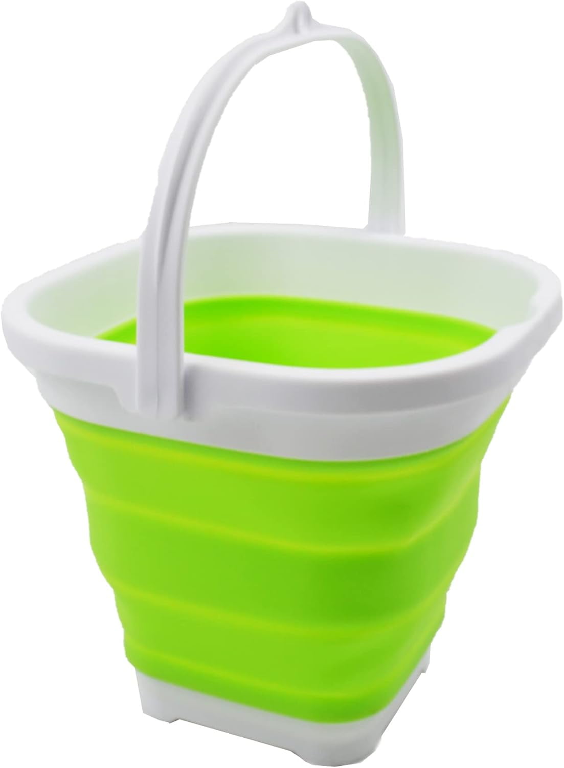 SAMMART 2.6L (0.68 Gallon) Super Mini Sqare Collapsible Plastic Bucket ...