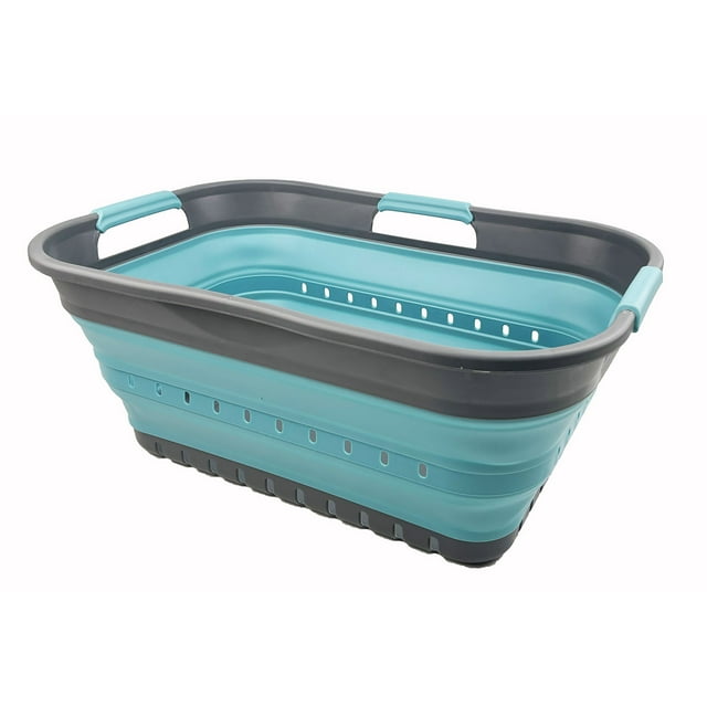 SAMMART 21L (5.5 gallon) Super Mini Collapsible 3 Handled Plastic ...