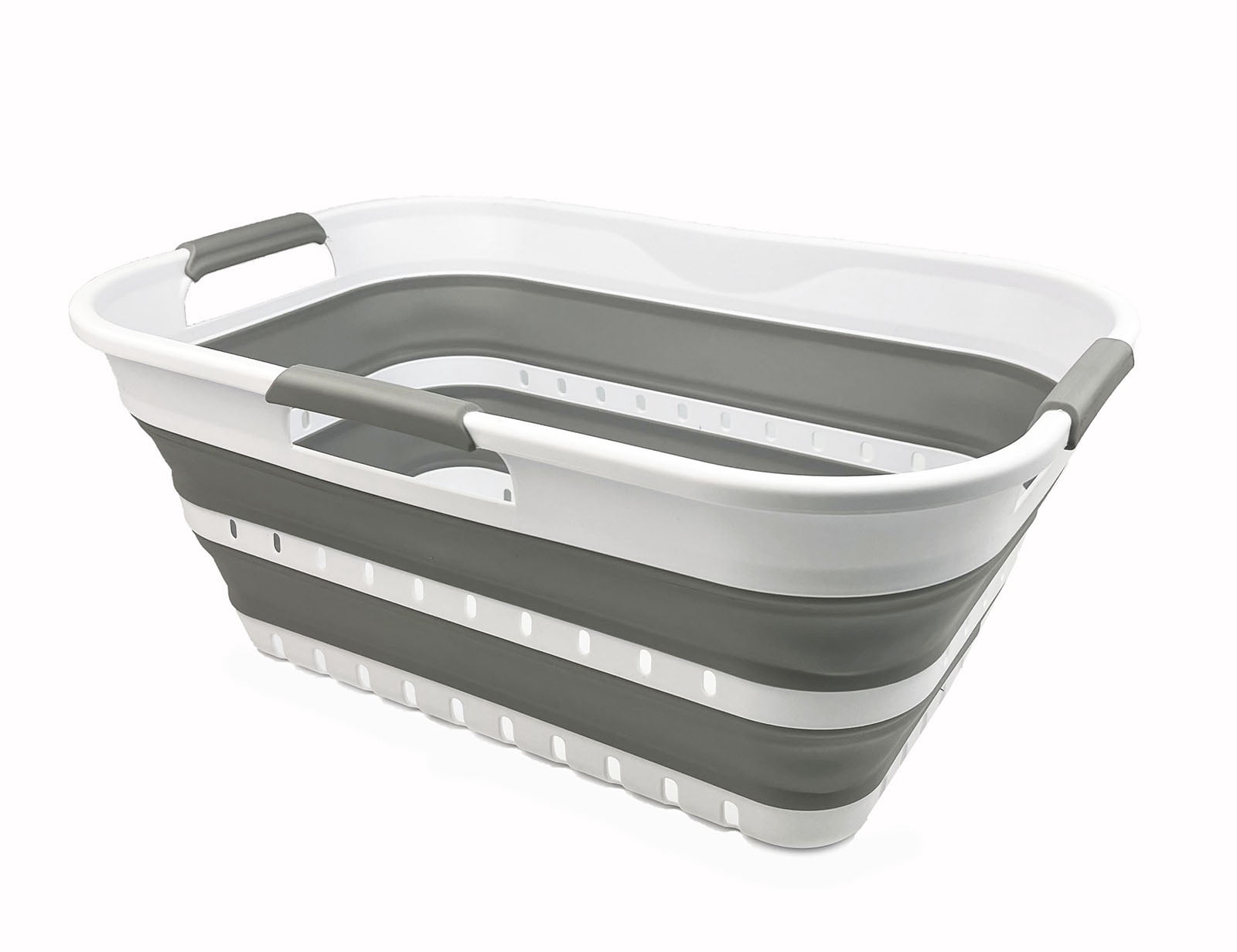 SAMMART 21L (5.5 gallon) Super Mini Collapsible 3 Handled Plastic ...