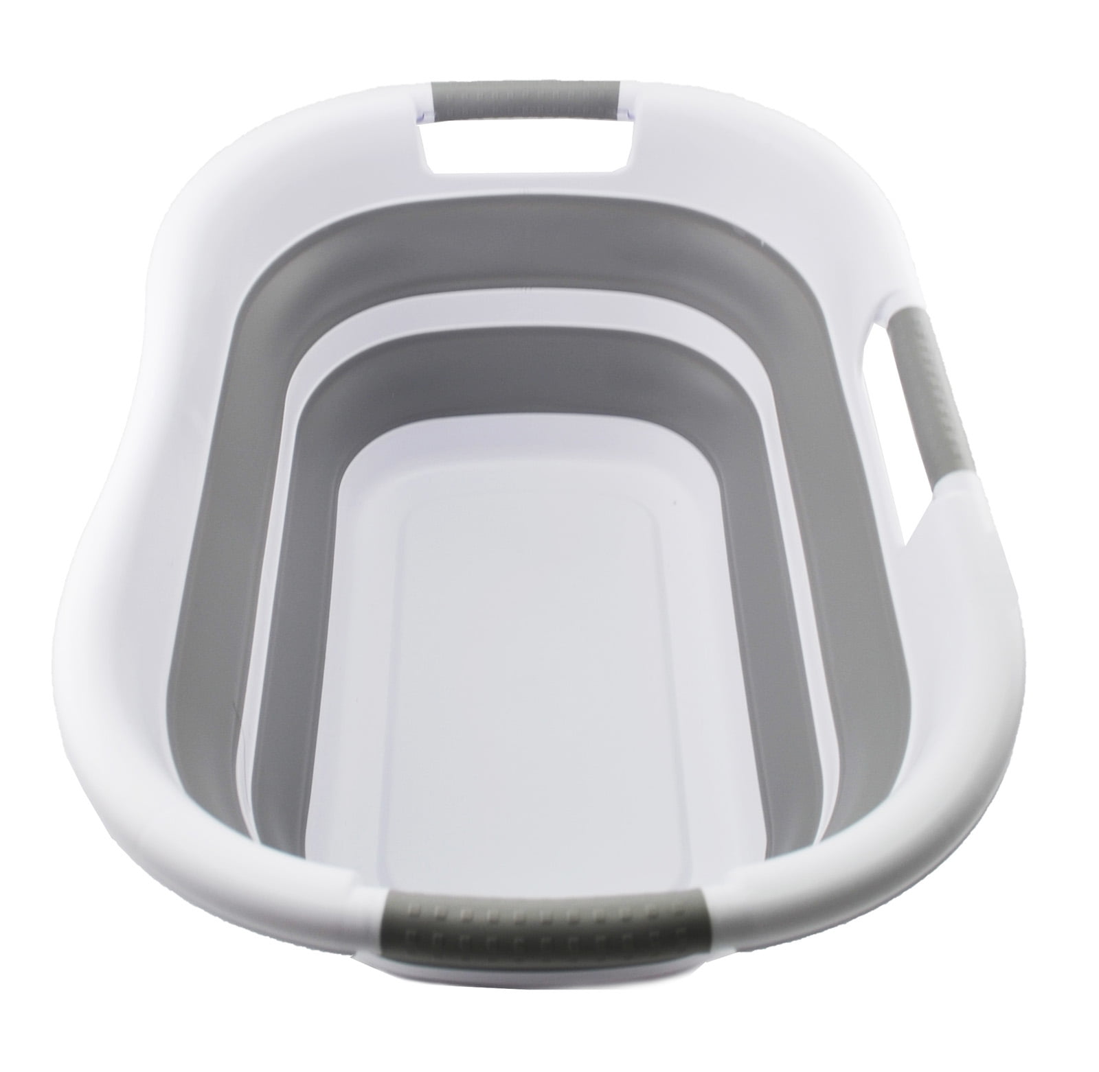 SAMMART 30L (7.9 gallon) Collapsible Plastic Laundry Basket - Foldable ...