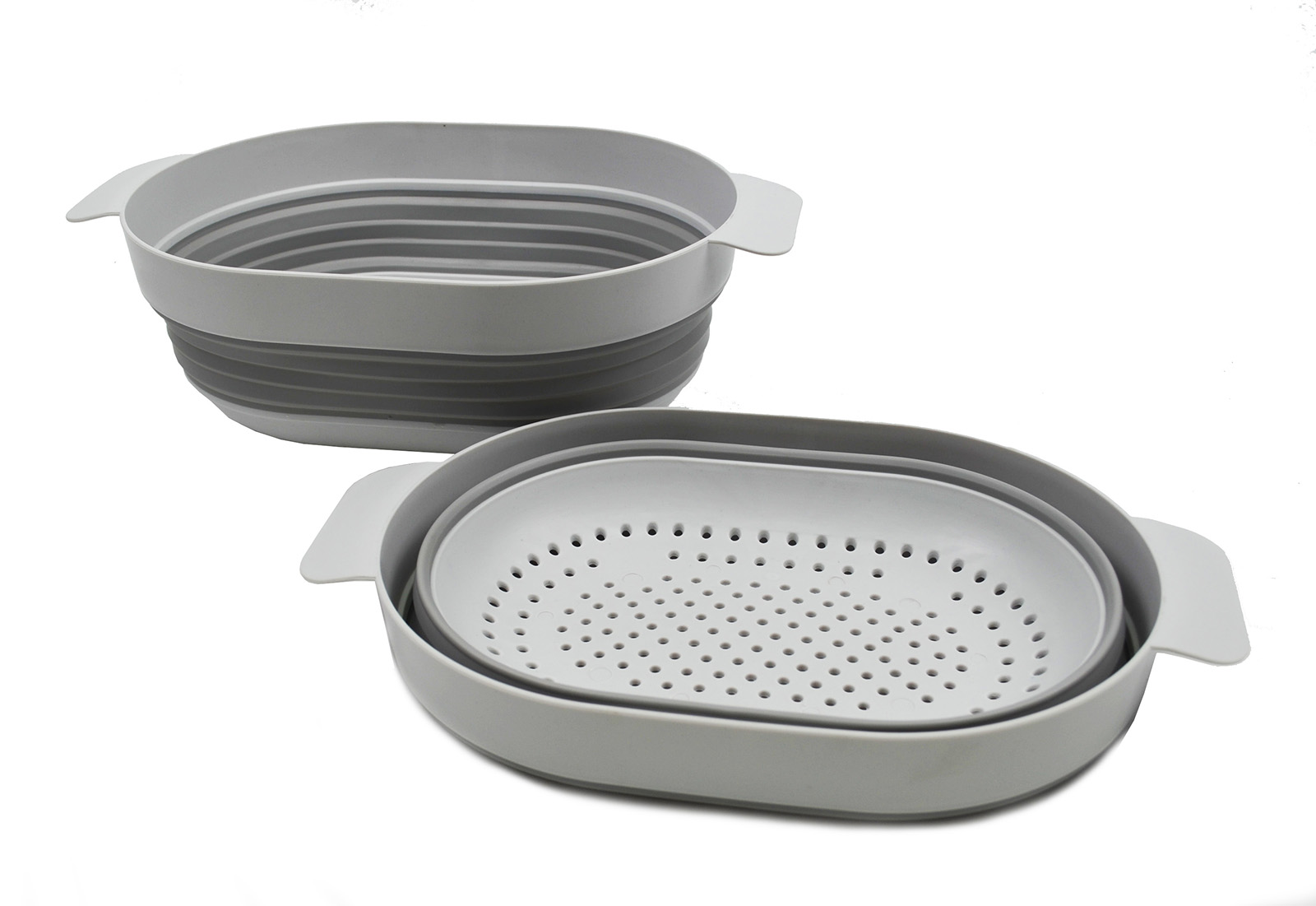 SAMMART 3L (0.8 gallon) Over The Sink Oval Colander - Walmart.com