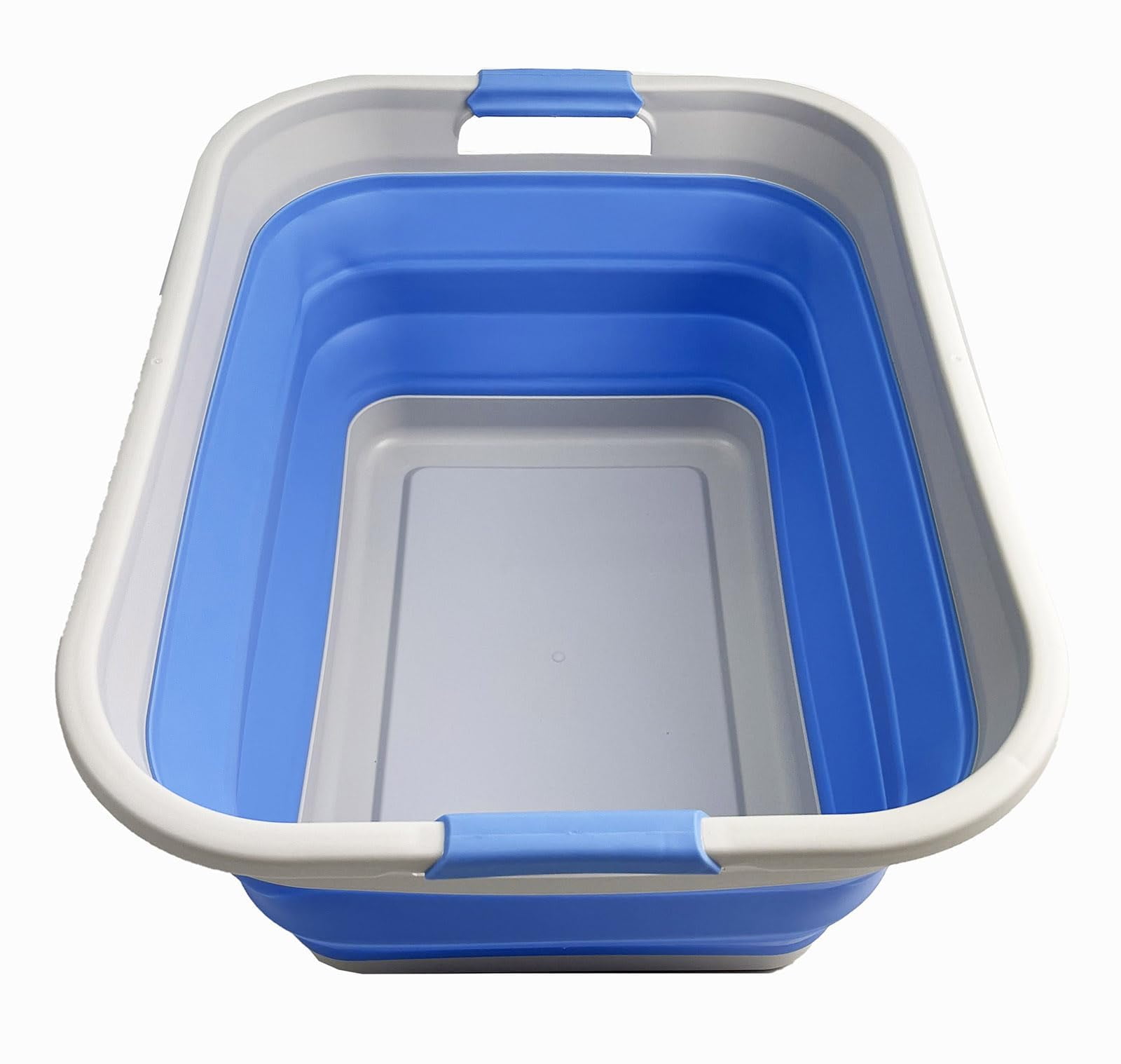 SAMMART 41L (10.8 gallon) Collapsible Plastic Laundry Basket - Foldable ...