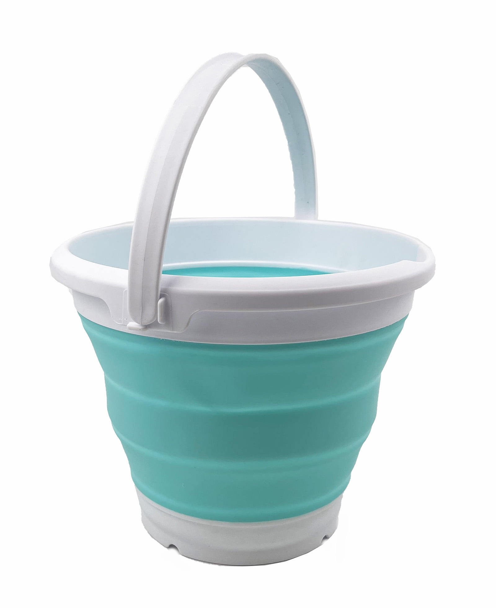 SAMMART 5.5L (1.4 Gallon) Collapsible Plastic Bucket - Foldable Round ...