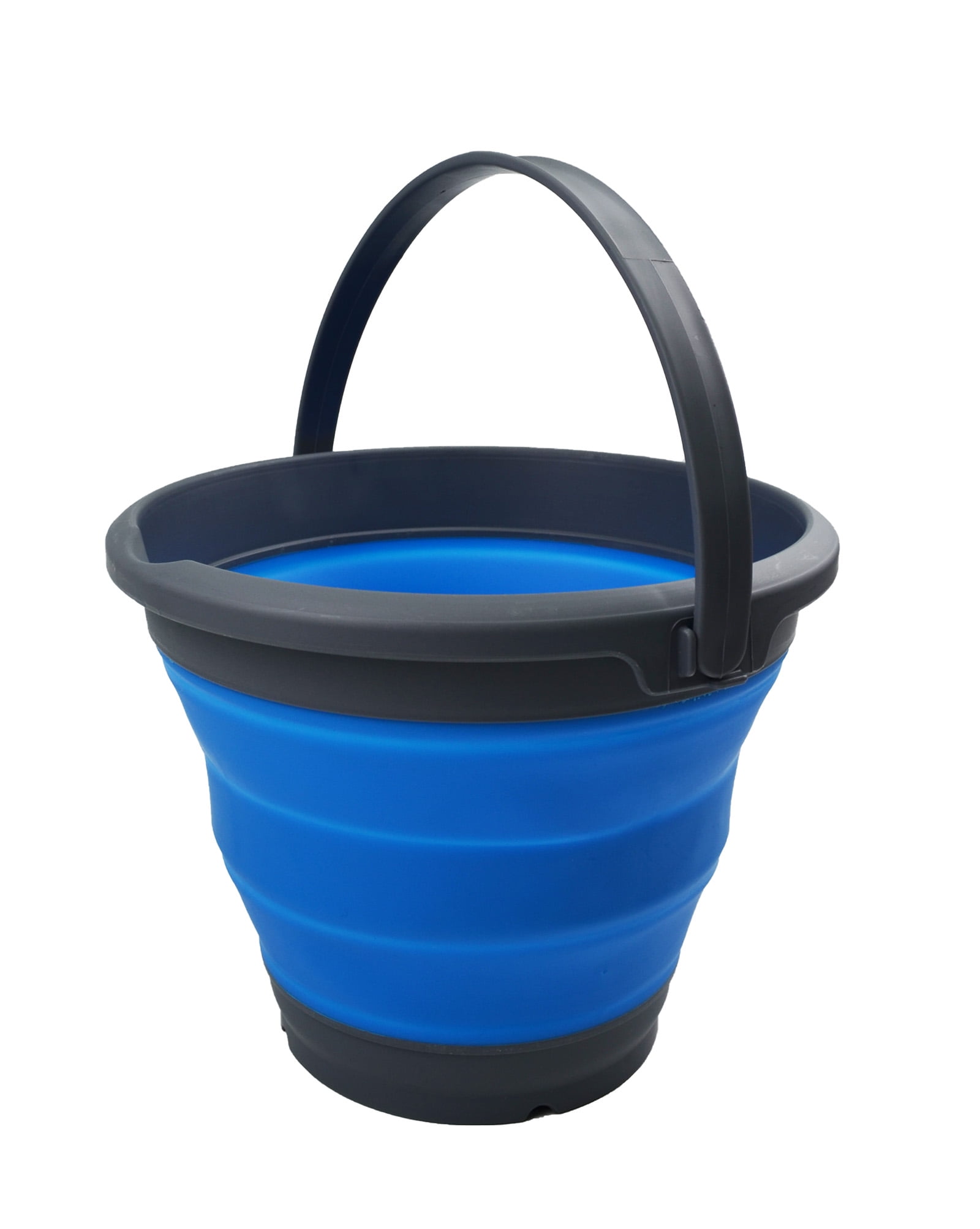 SAMMART 5.5L (1.4 Gallon) Collapsible Plastic Bucket - Foldable Round ...