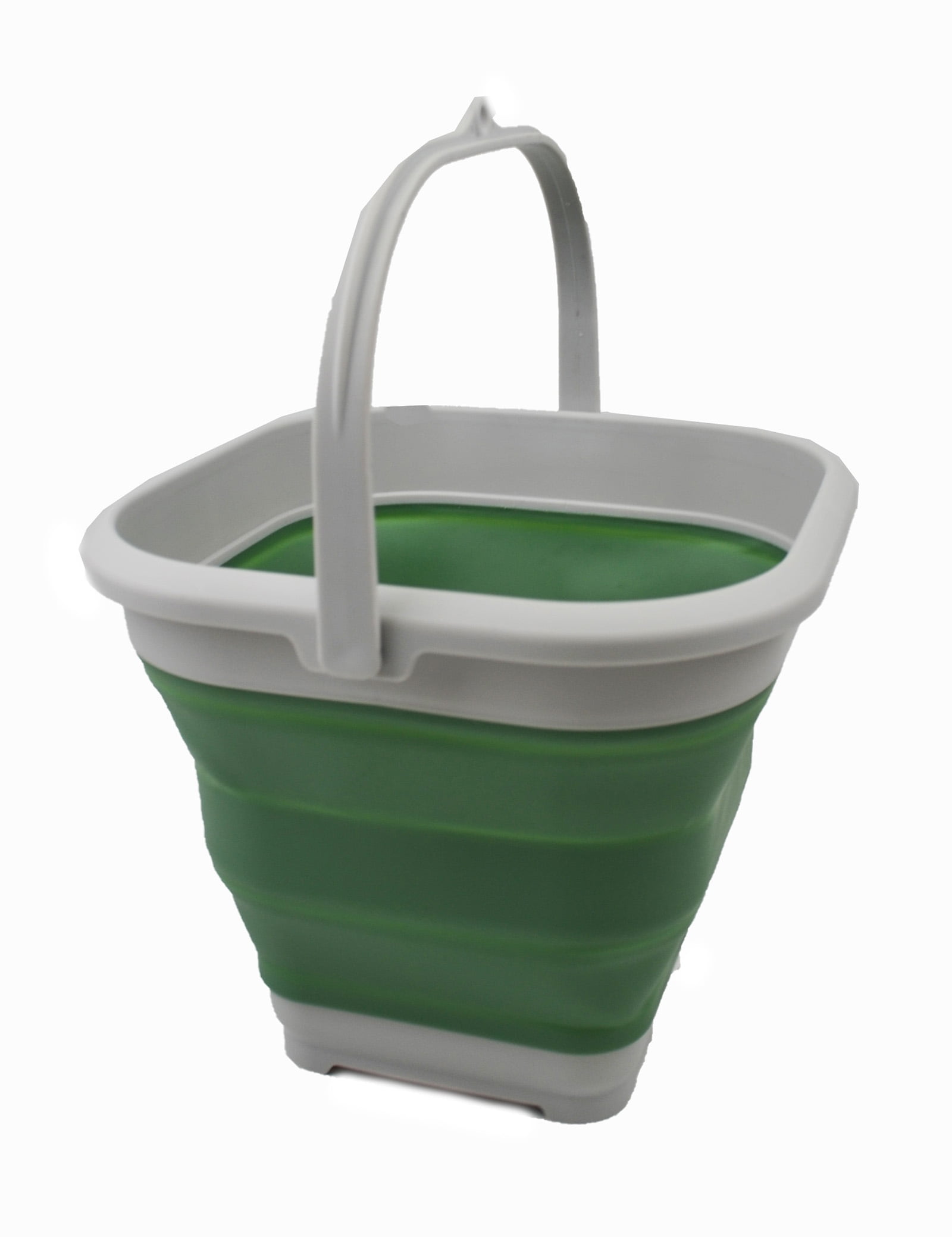 SAMMART 5.5L (1.4 Gallon) Collapsible Square Handy Bucket / Foldable ...