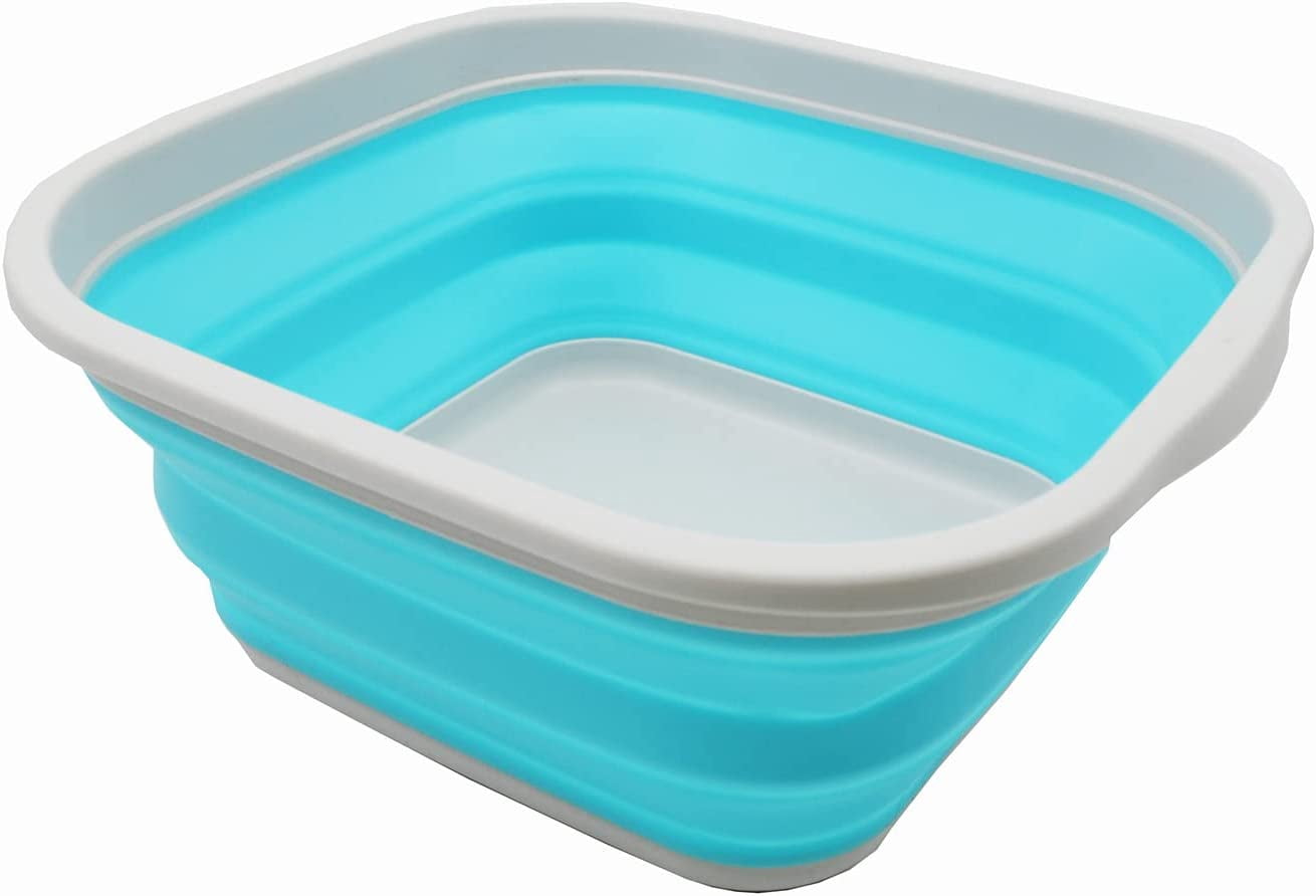 SAMMART 5.5L (1.4 Gallons) Collapsible Tub - Foldable Dish Tub ...