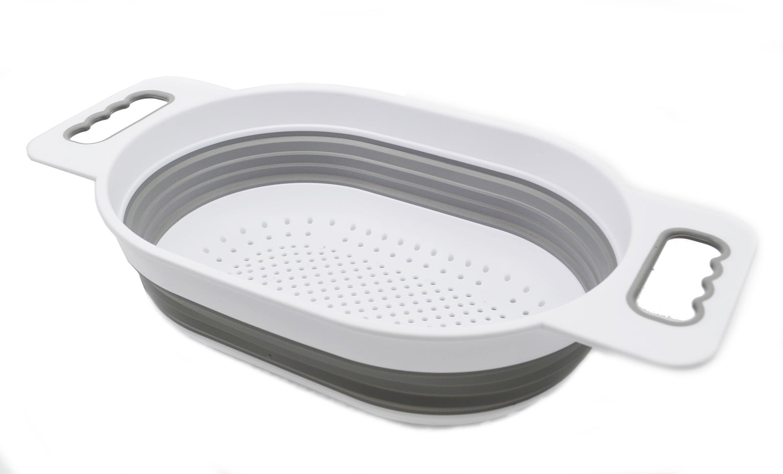 SAMMART 5L (1.3 gallon) Over The Sink Oval Colander - Walmart.com