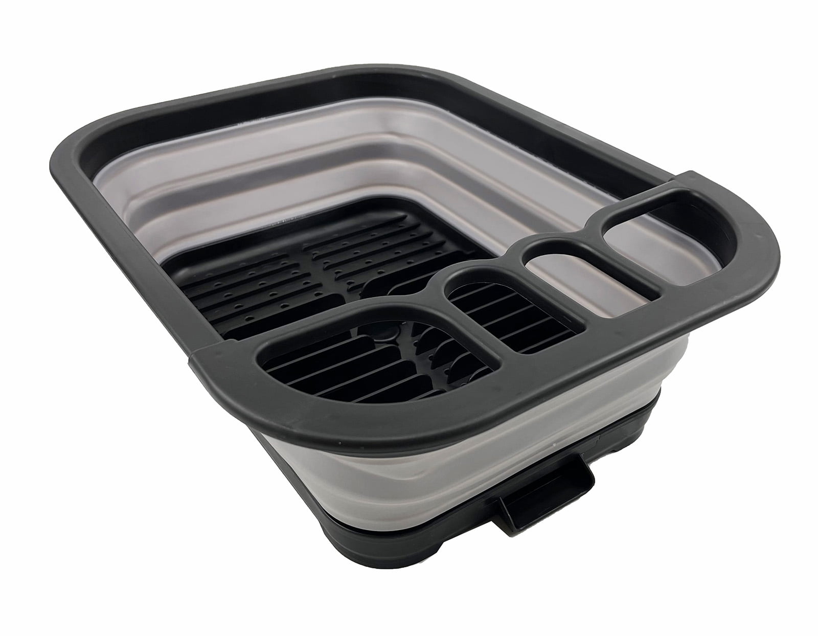 SAMMART 7.3L (1.9 Gallon) Collapsible Dish Drainer with Drainer Board ...