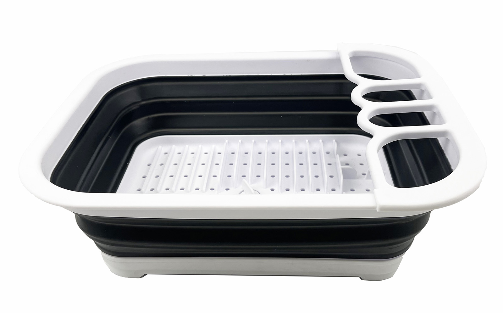 SAMMART 7.3L (1.9 Gallon) Collapsible Plastic Dish Drainer with Drainer ...