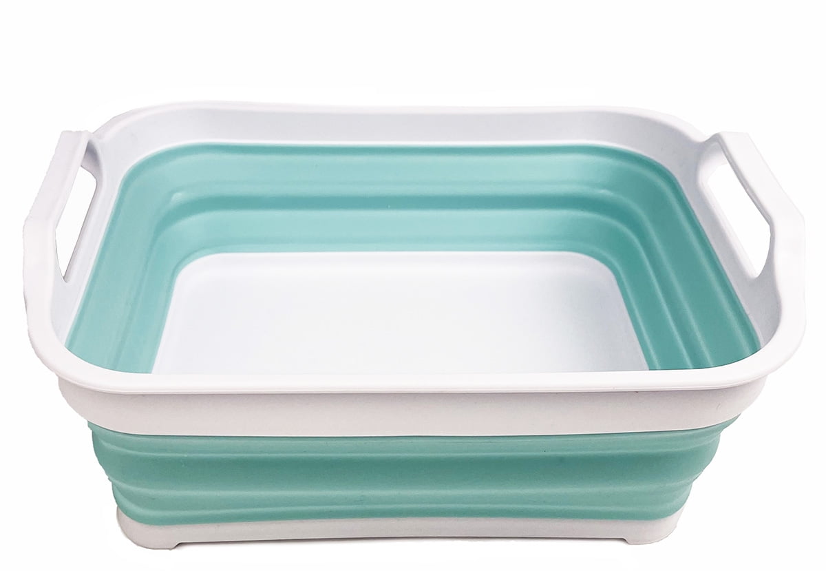 SAMMART 7L (1.85 Gallons) Collapsible Tub - Foldable Dishpan - Portable ...
