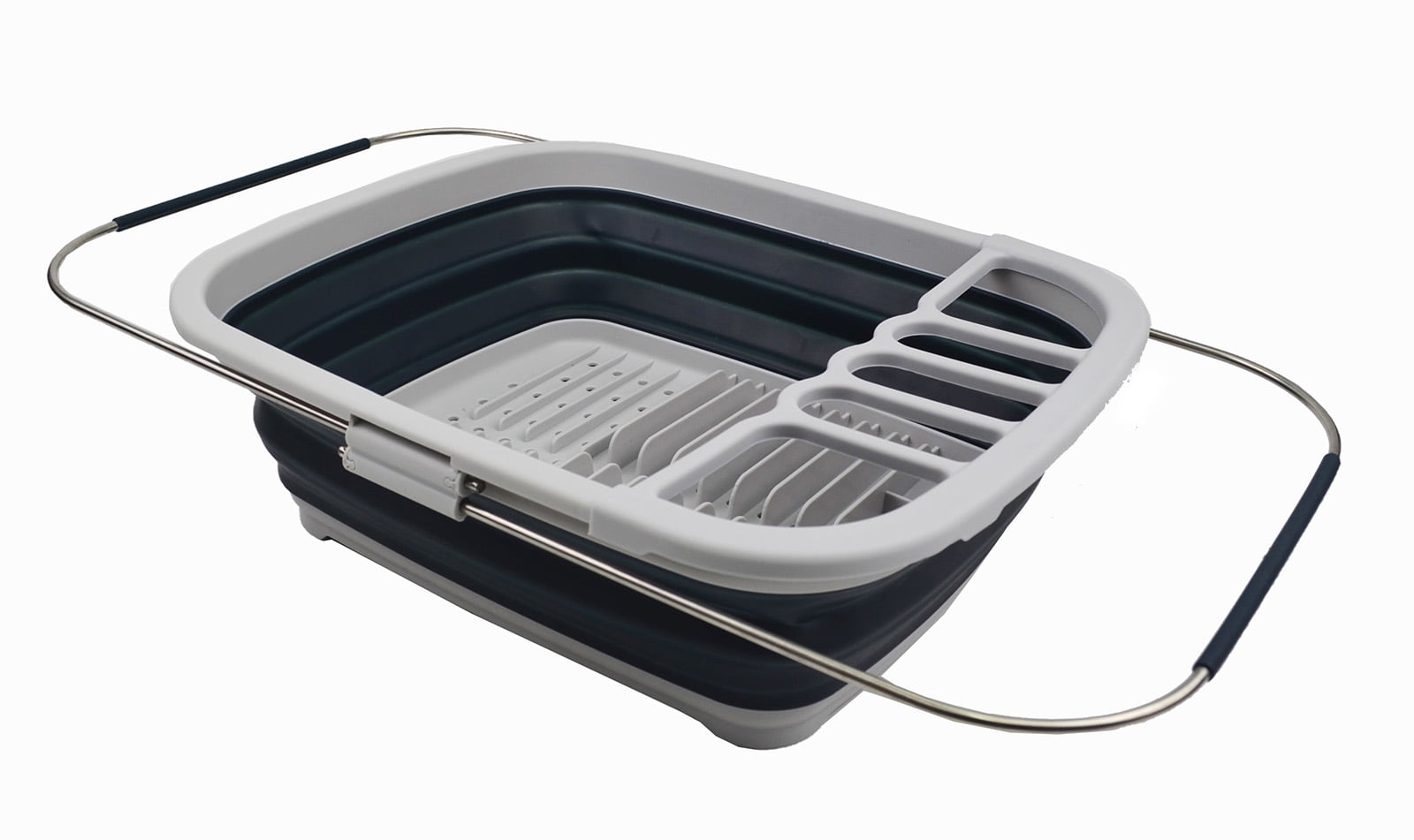 SAMMART 8L (2.11Gallons) Expandable Collapsible Dish Drainer - Foldable ...