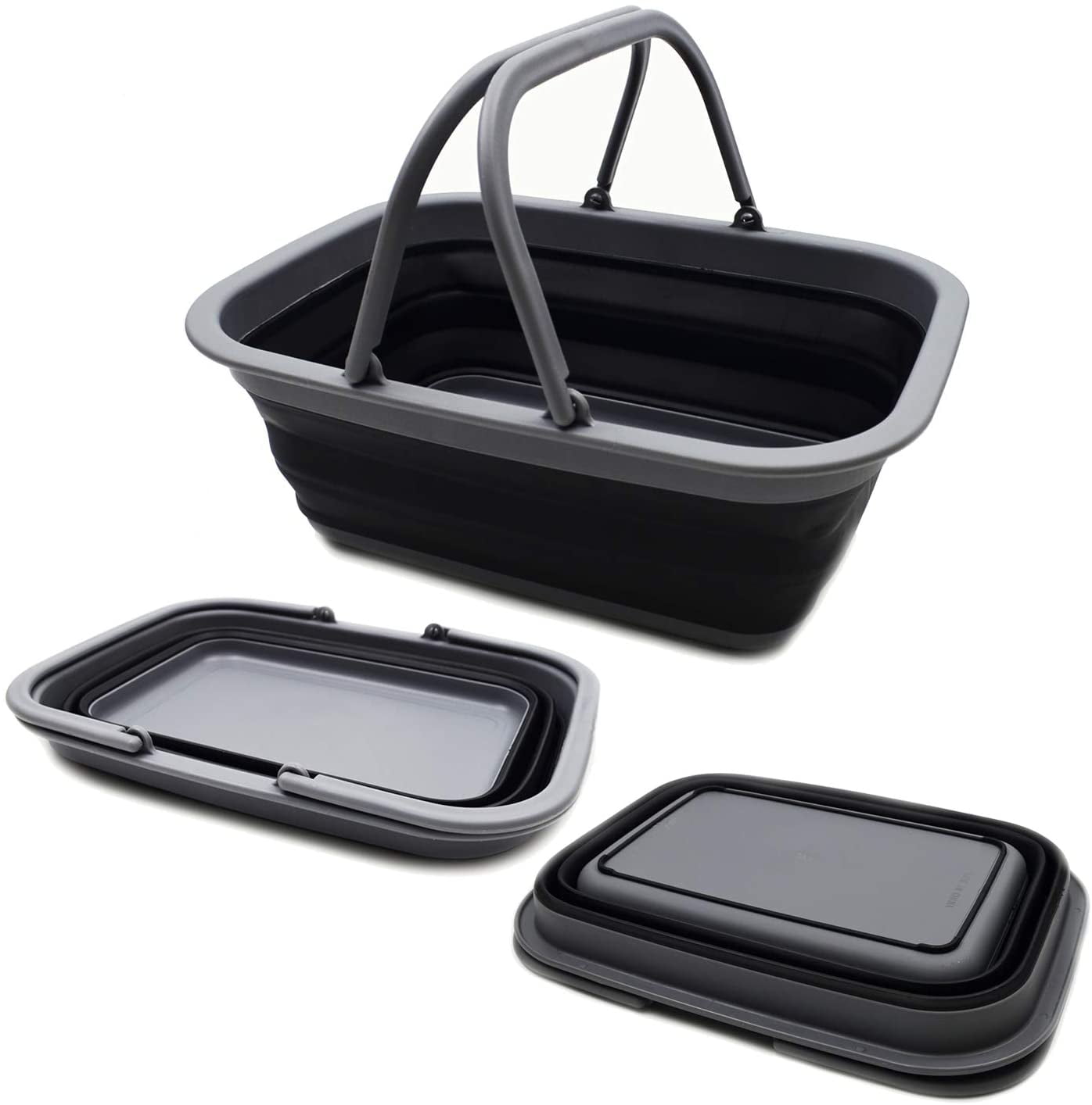 SAMMART SAMMART 9.2L (2.37Gallon) Collapsible Tub with Handle ...