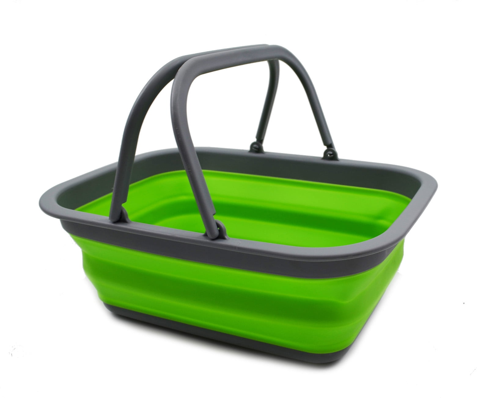 SAMMART 9.2L (2.37Gallon) Collapsible Tub with Handle - Portable ...