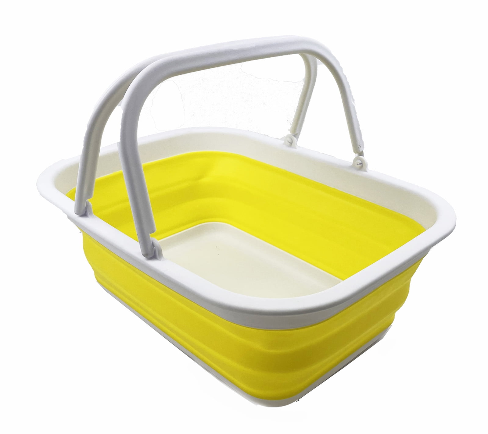 SAMMART 9.2L (2.37Gallon) Collapsible Tub with Handle - Portable ...