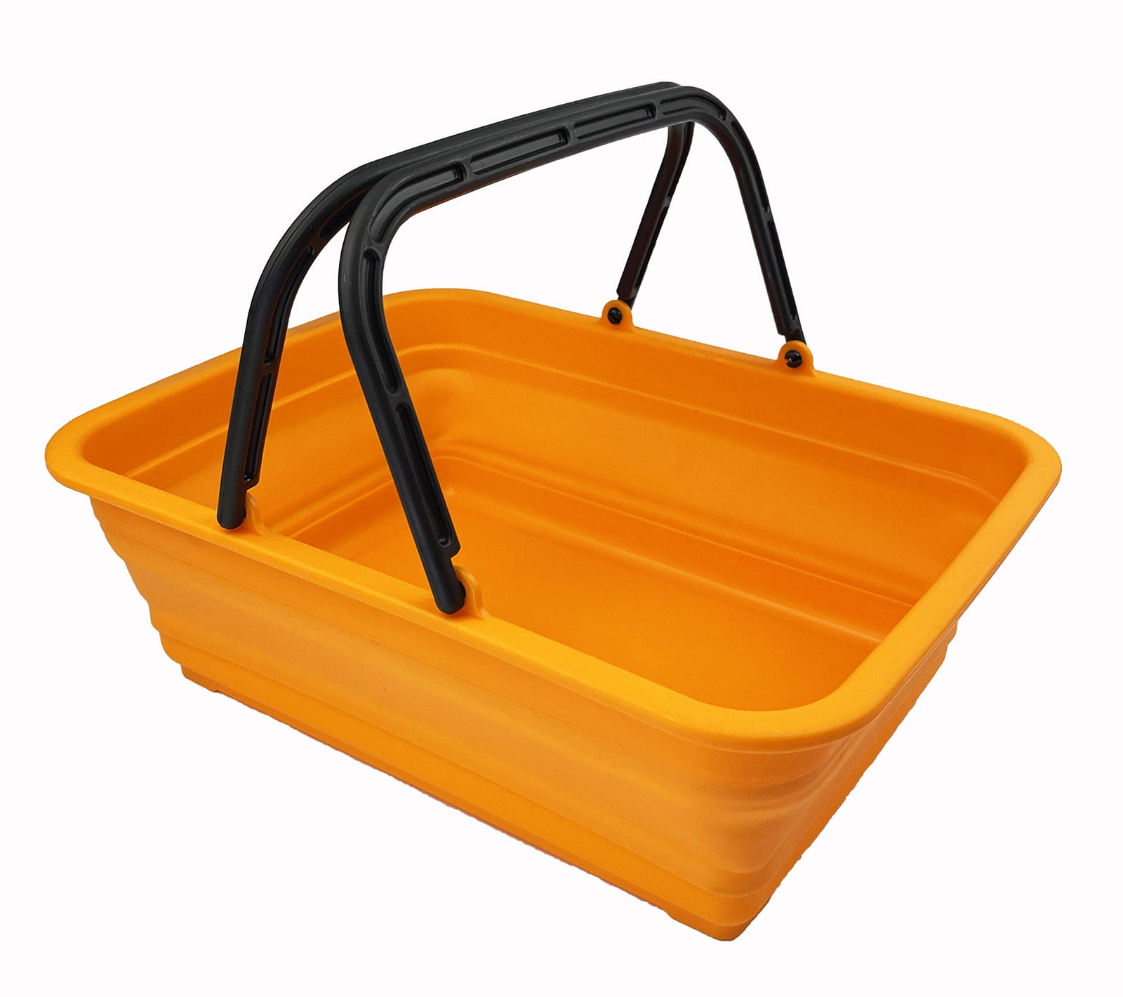 SAMMART Collapsible Basket with Handle 8L (2.1 Gallon) - Portable ...