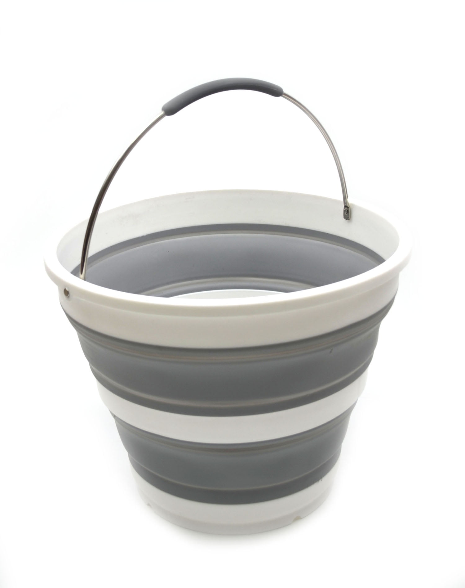 SAMMART Collapsible Plastic Bucket - Foldable Round Tub - Portable ...