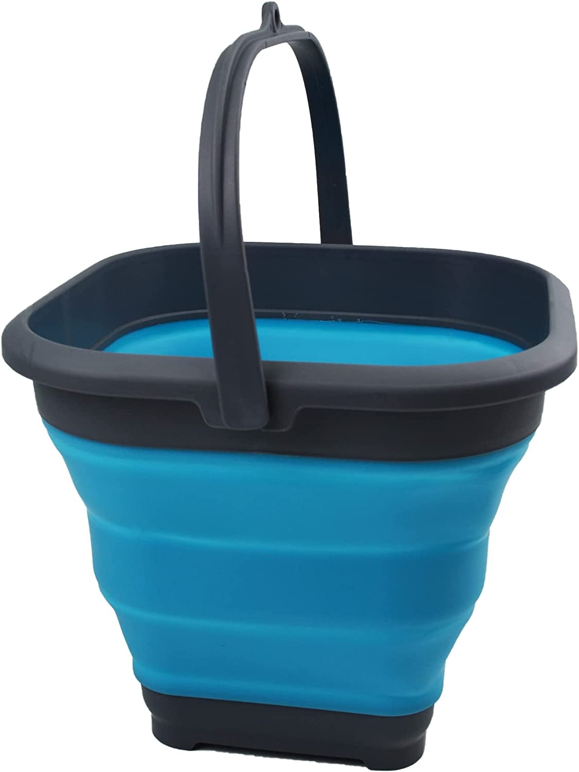 SAMMART Collapsible Plastic Bucket - Foldable Tub - Portable Fishing ...