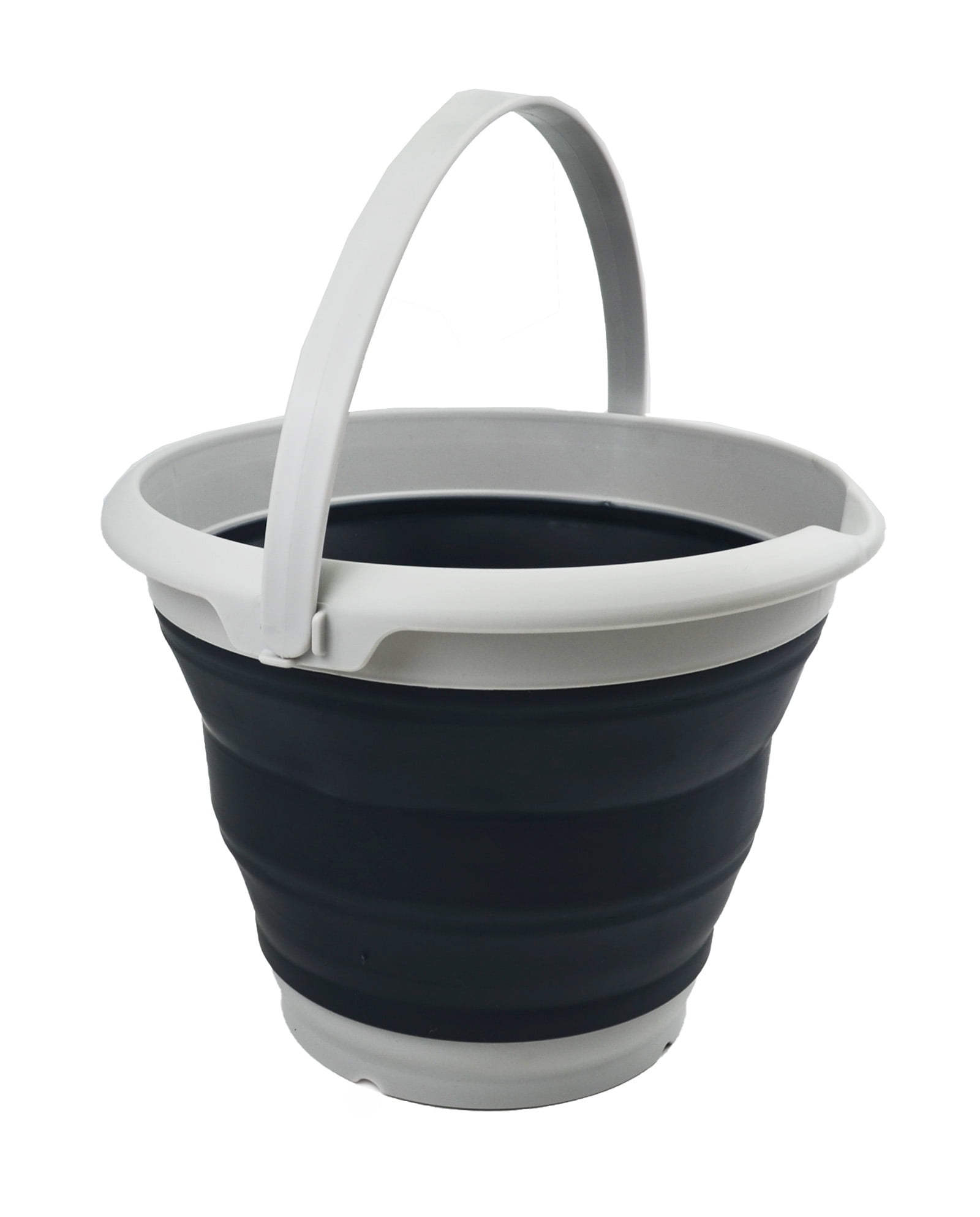 SAMMART Collapsible Plastic Bucket - Foldable Tub - Portable Fishing ...