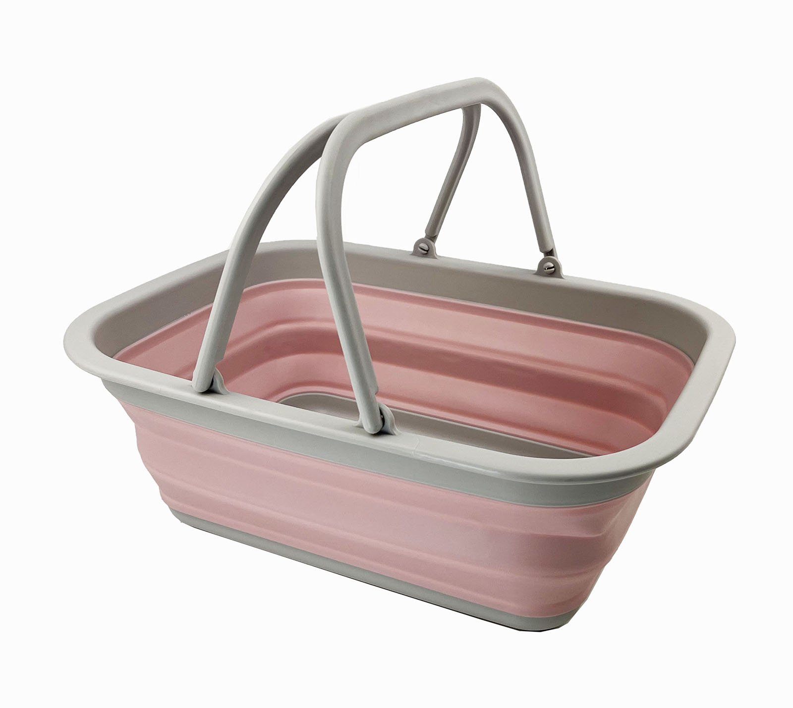 SAMMART Collapsible Plastic Tub with Handle 9.2L (2.3 gallons ...