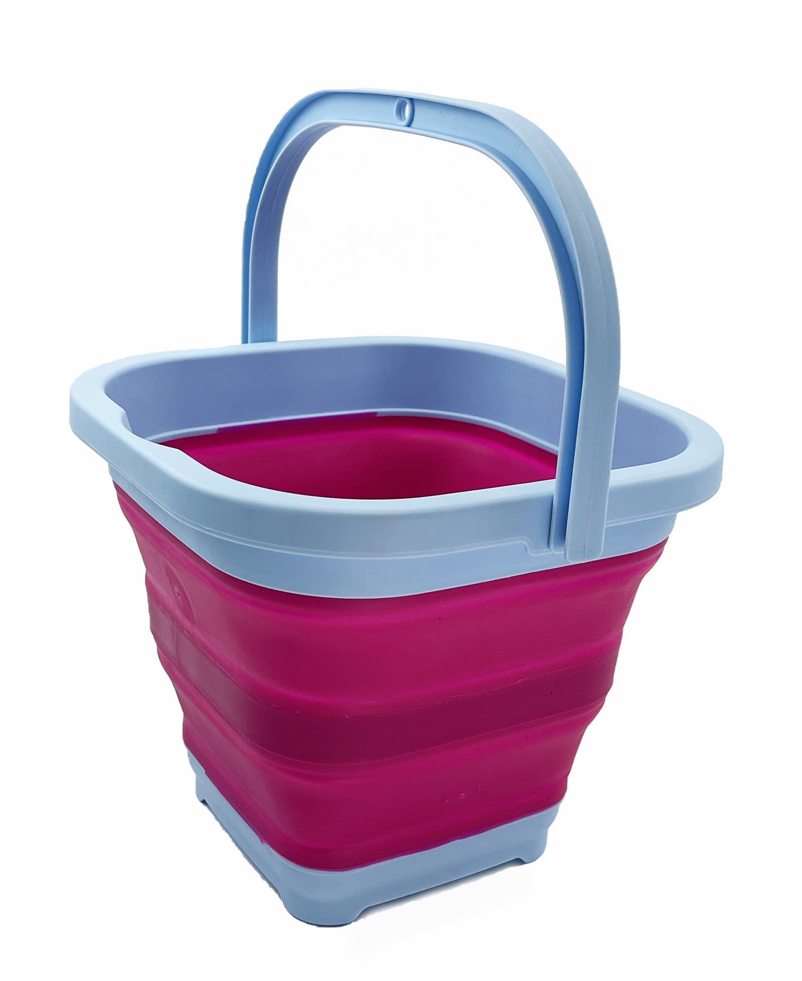 SAMMART Collapsible Rectangular Cleaning Bucket 5L (1.3 Gallon ...