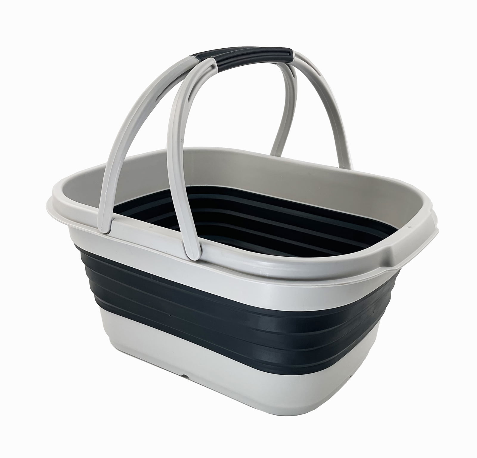 SAMMART Collapsible Tub with Handle 13L (3.4 Gallon) - Portable Outdoor ...