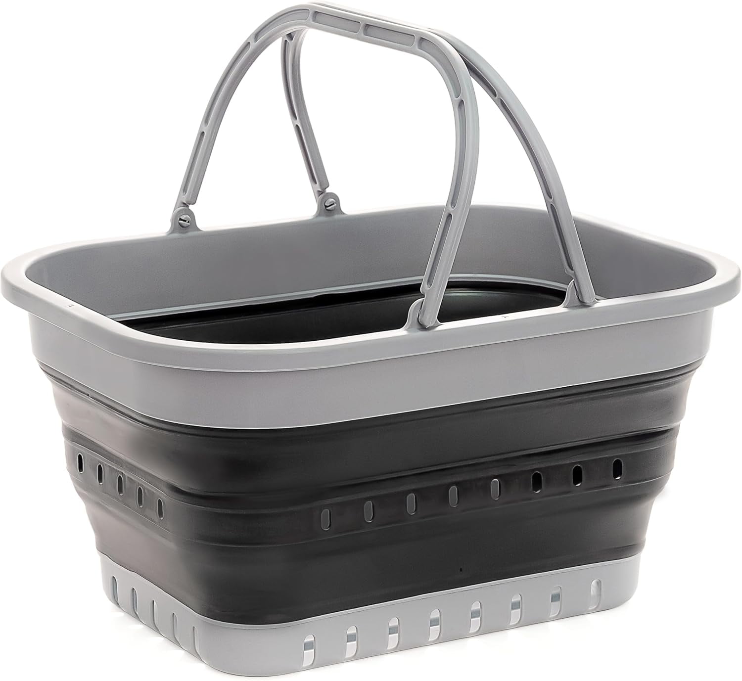 SAMMART Collapsible Tub with Handle 19L (5 Gallons) - Portable Picnic ...