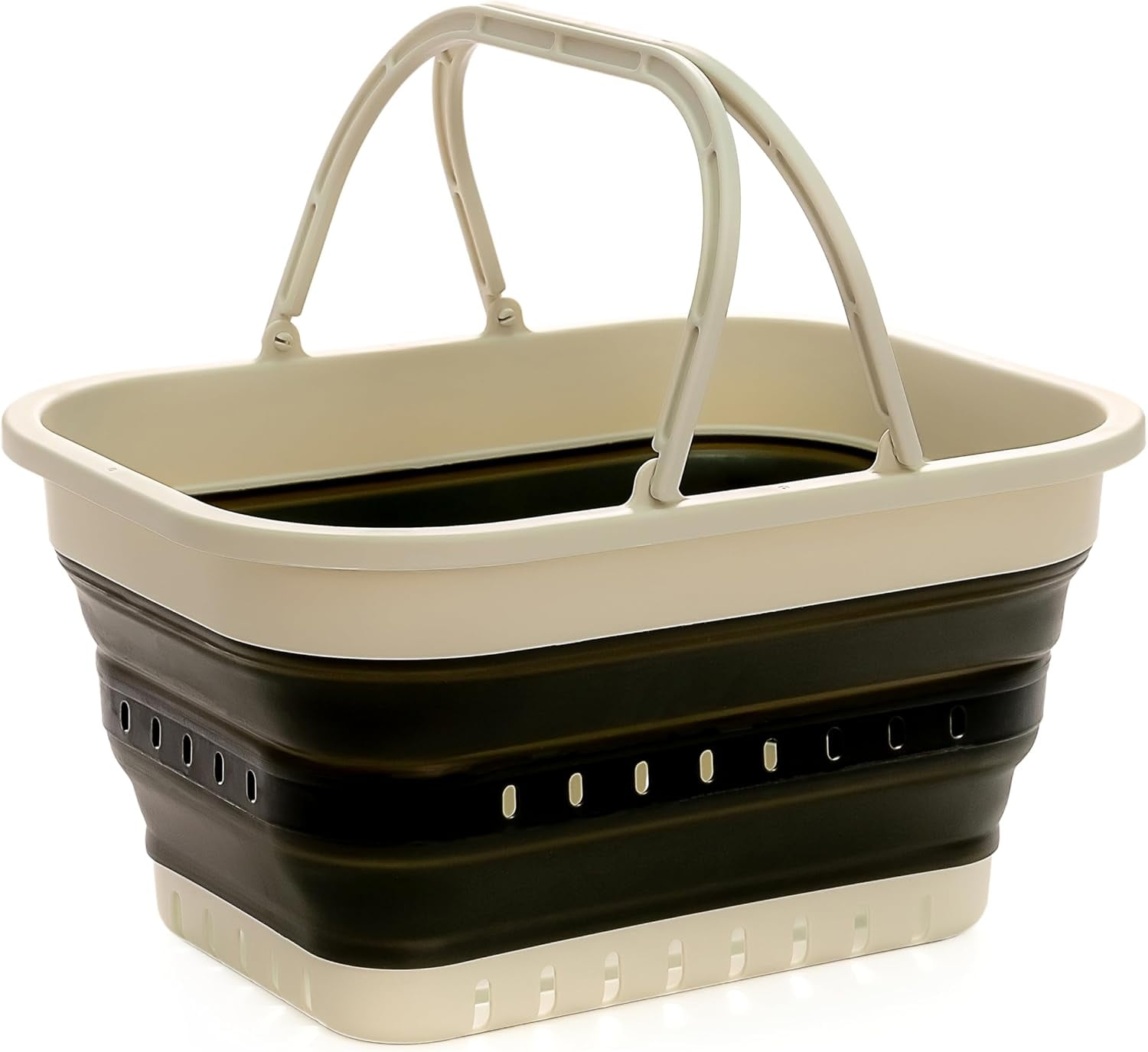 SAMMART Collapsible Tub with Handle 19L (5 Gallons) - Portable Picnic ...