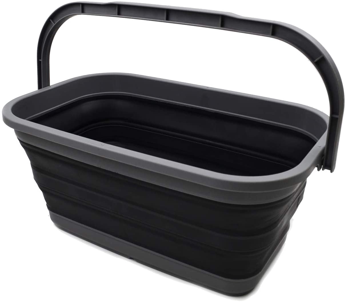 SAMMART Set of 2-11.6L (3.06 Gallon) Collapsible Rectangular Handy ...