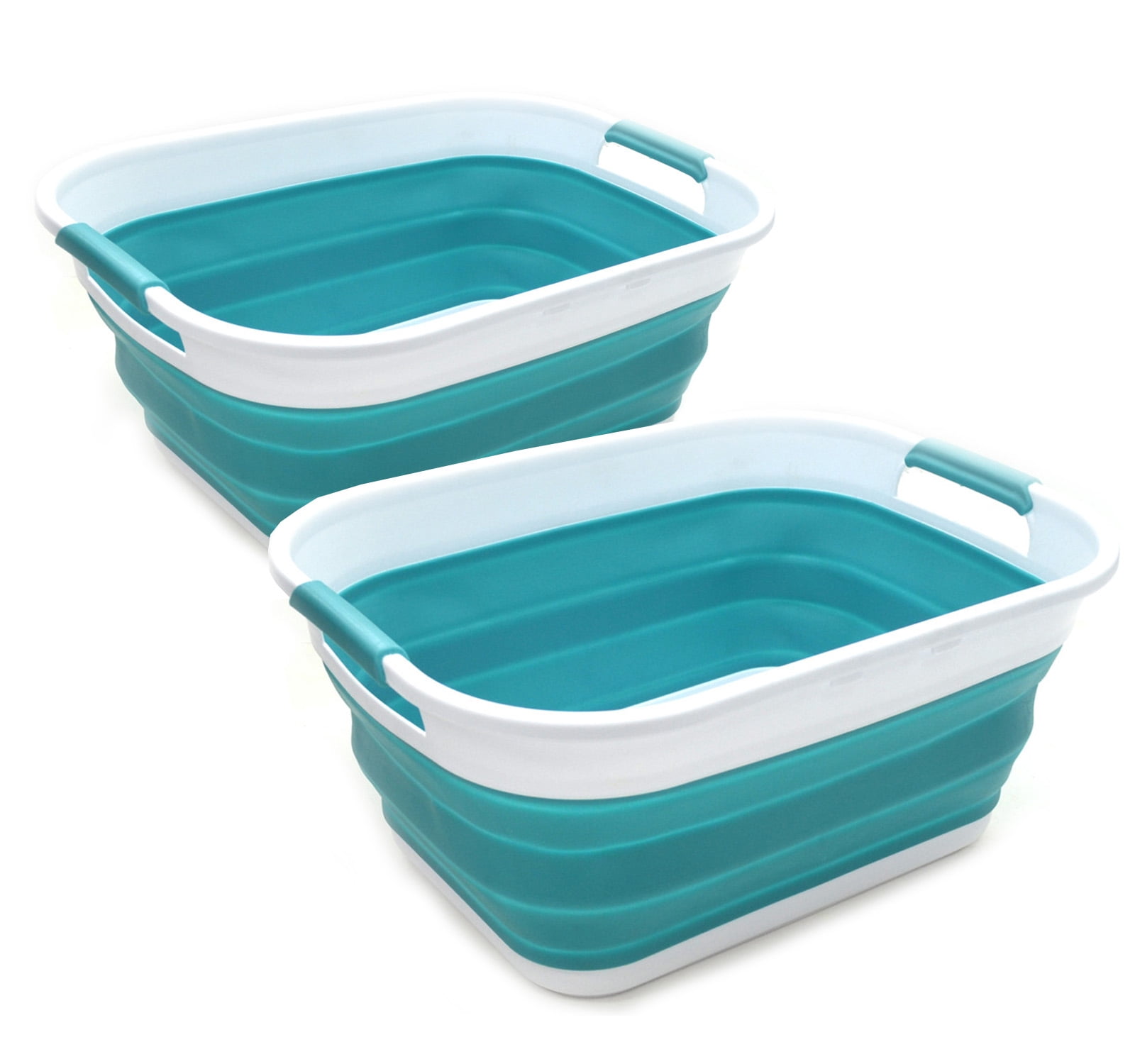 SAMMART Set of 2-17.5L (4.6 Gallon) Collapsible/Foldable/Pop Up ...