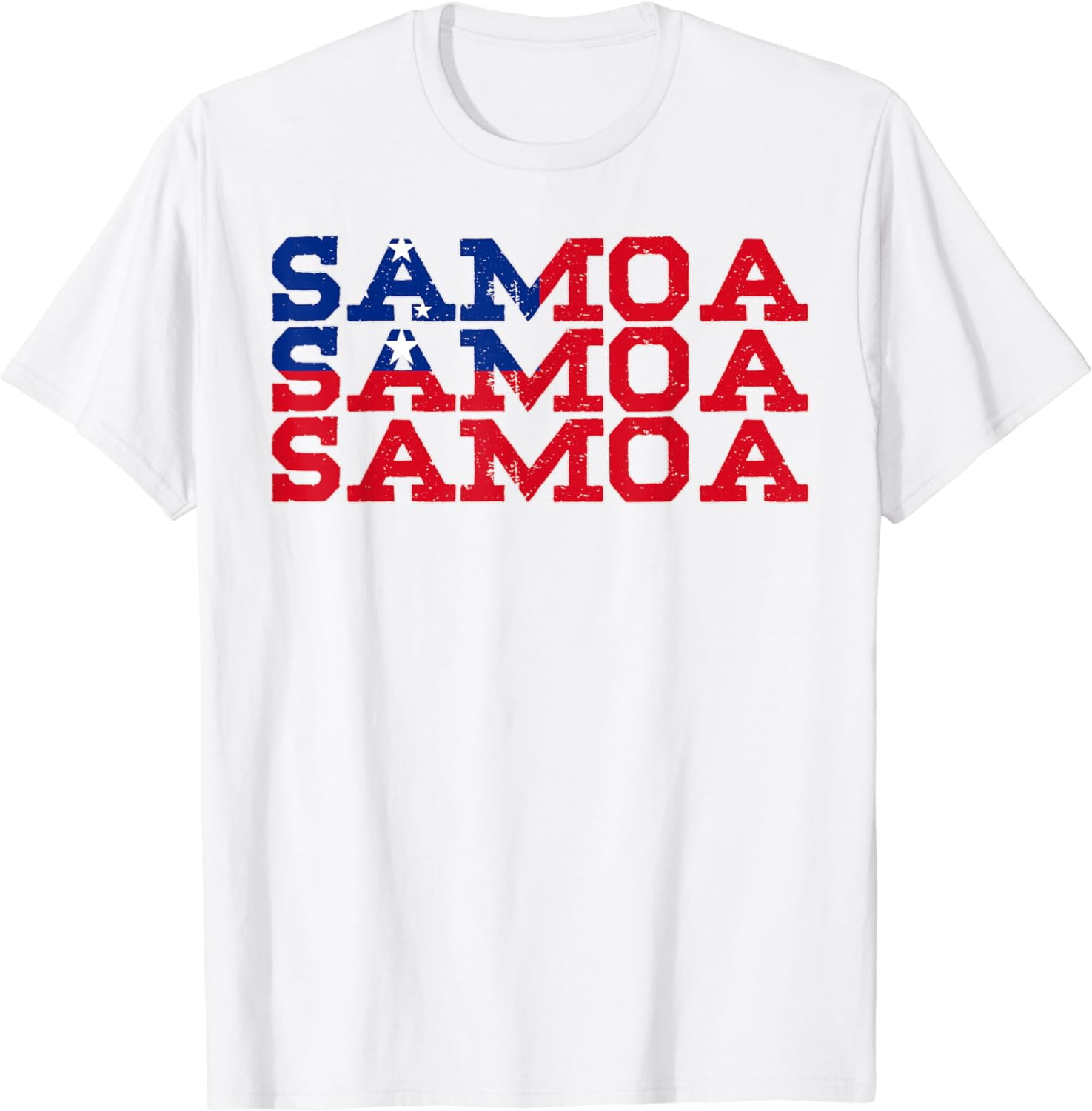 SAMOA | Samoan Flag Sports Lovers T-Shirt - Walmart.com